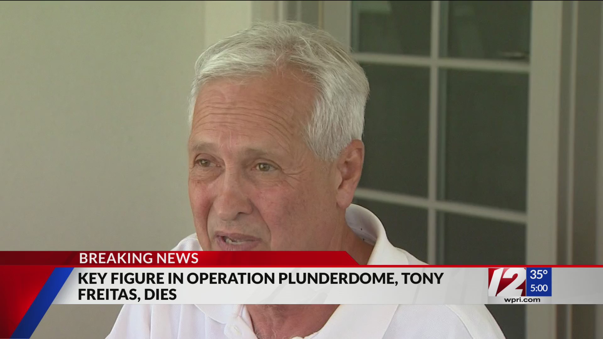 Tony Freitas, key Plunder Dome witness, dead at 73 – WPRI.com