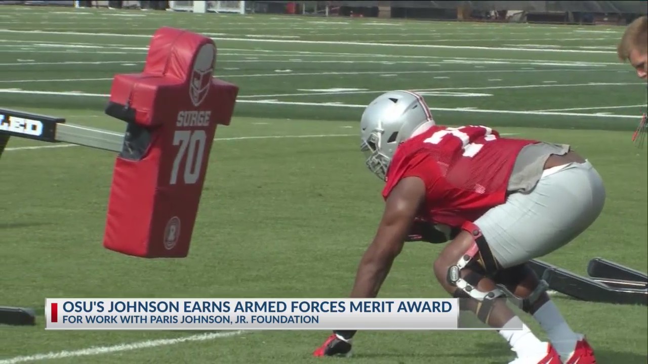 OSU’s Paris Johnson Jr. earns award for foundation – NBC4 WCMH-TV
