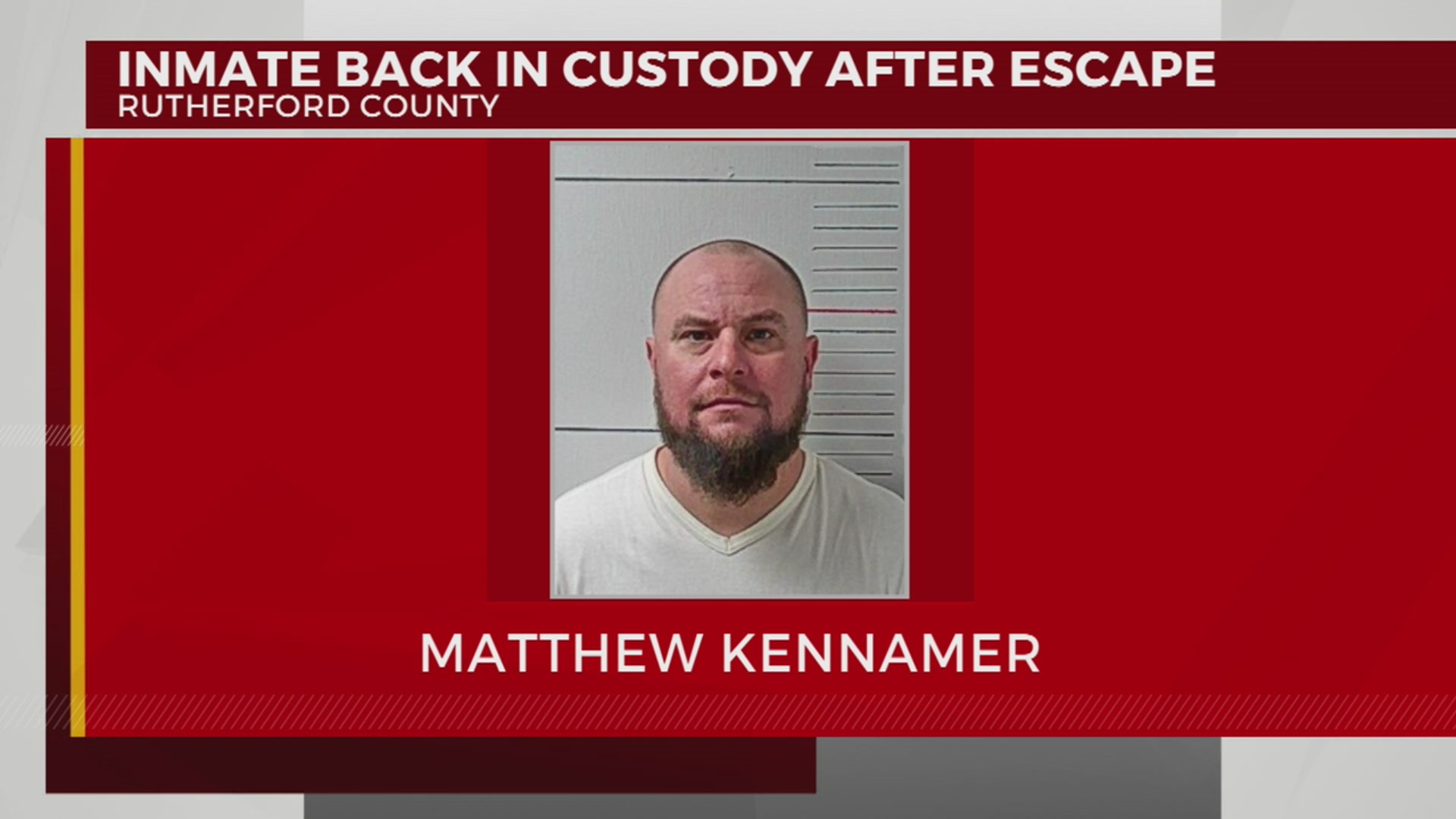 Rutherford County inmate in custody after walking away from work site ...