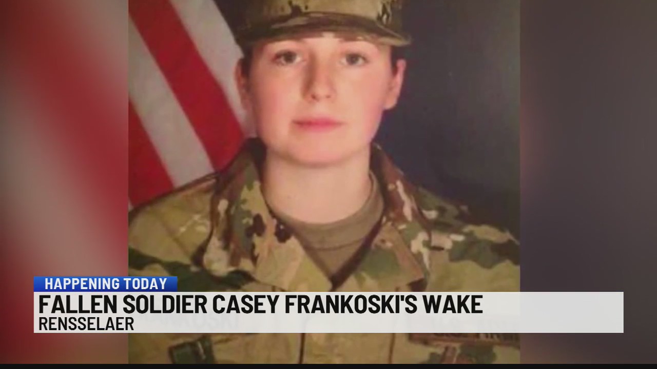Fallen soldier Casey Frankoski’s wake – NEWS10 ABC