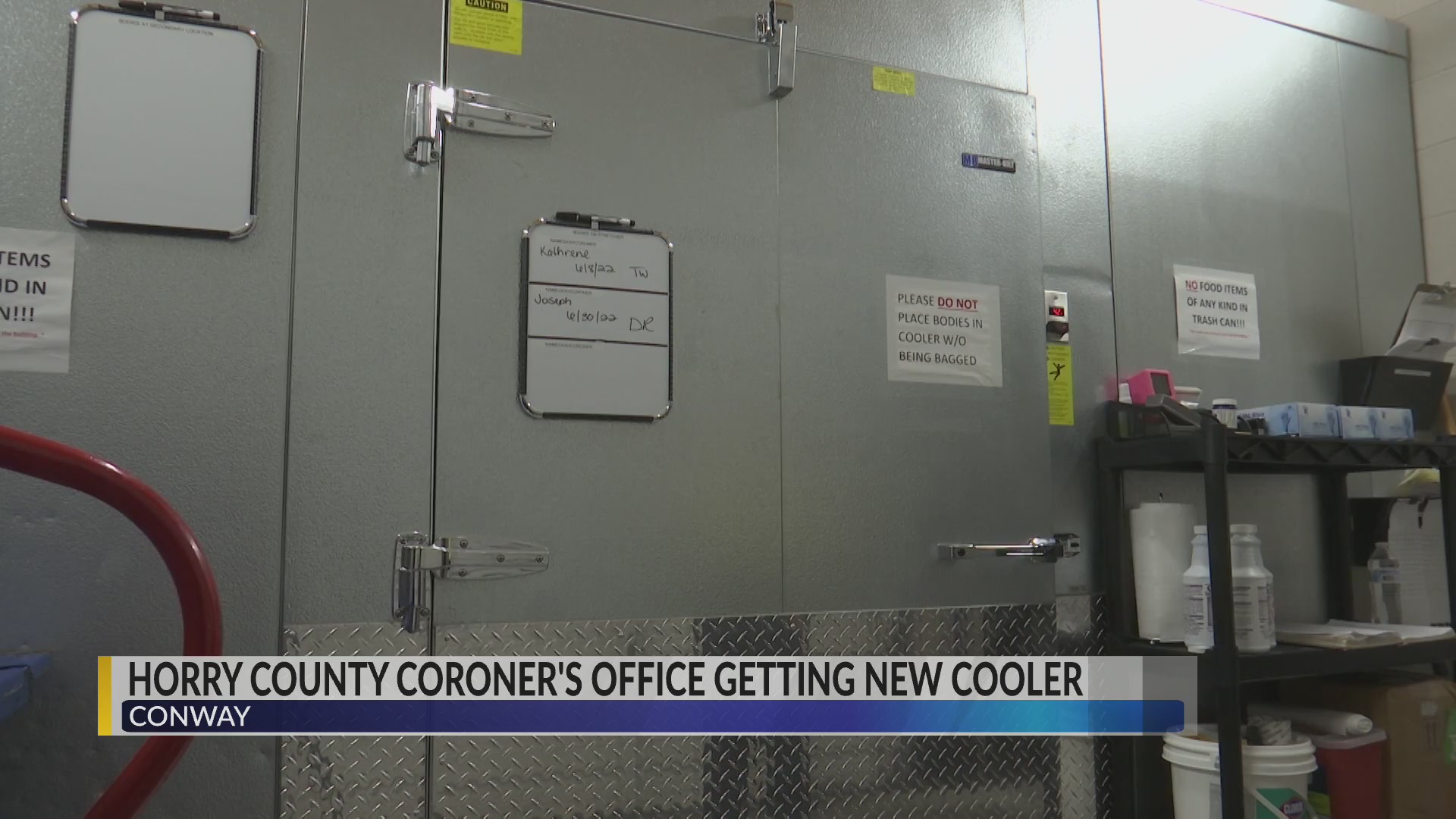 New cooler coming to Horry County Coroner’s Office to double capacity ...