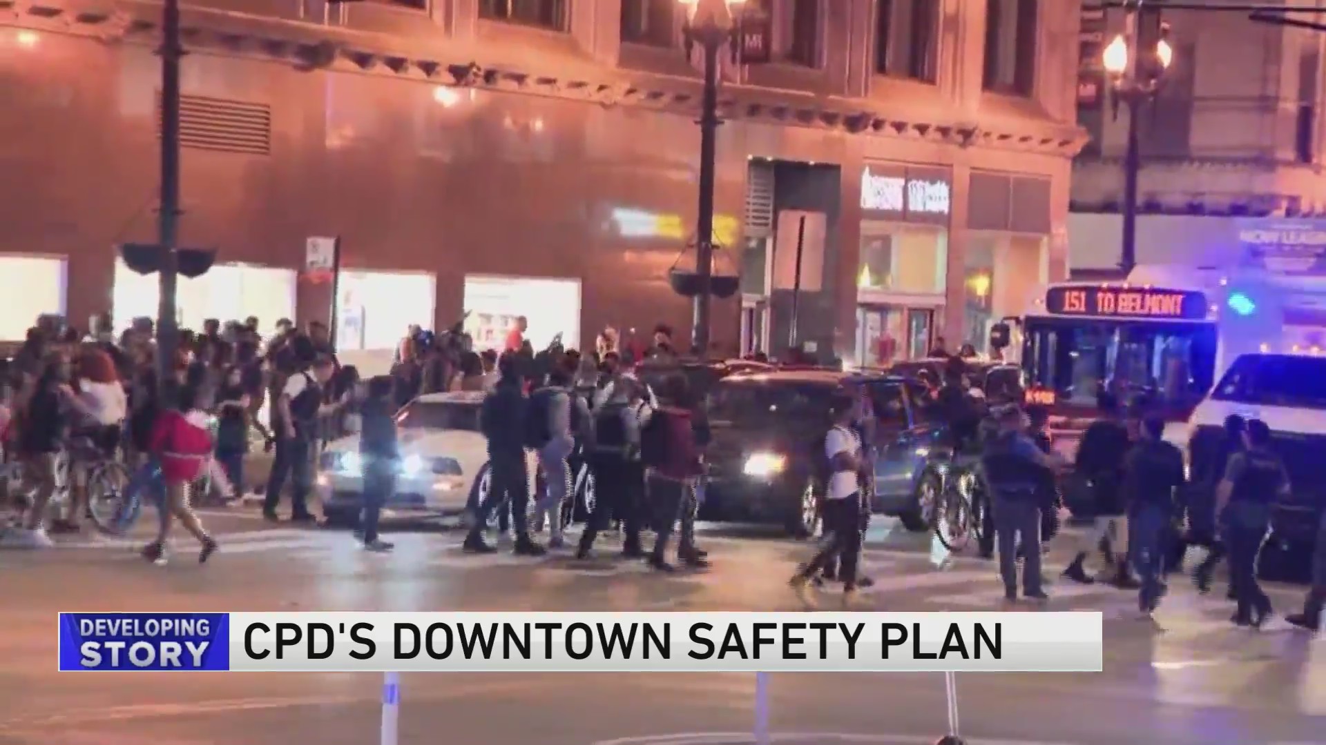 Chicago police detail safety plans after last weekend’s violence in Loop – WGN-TV