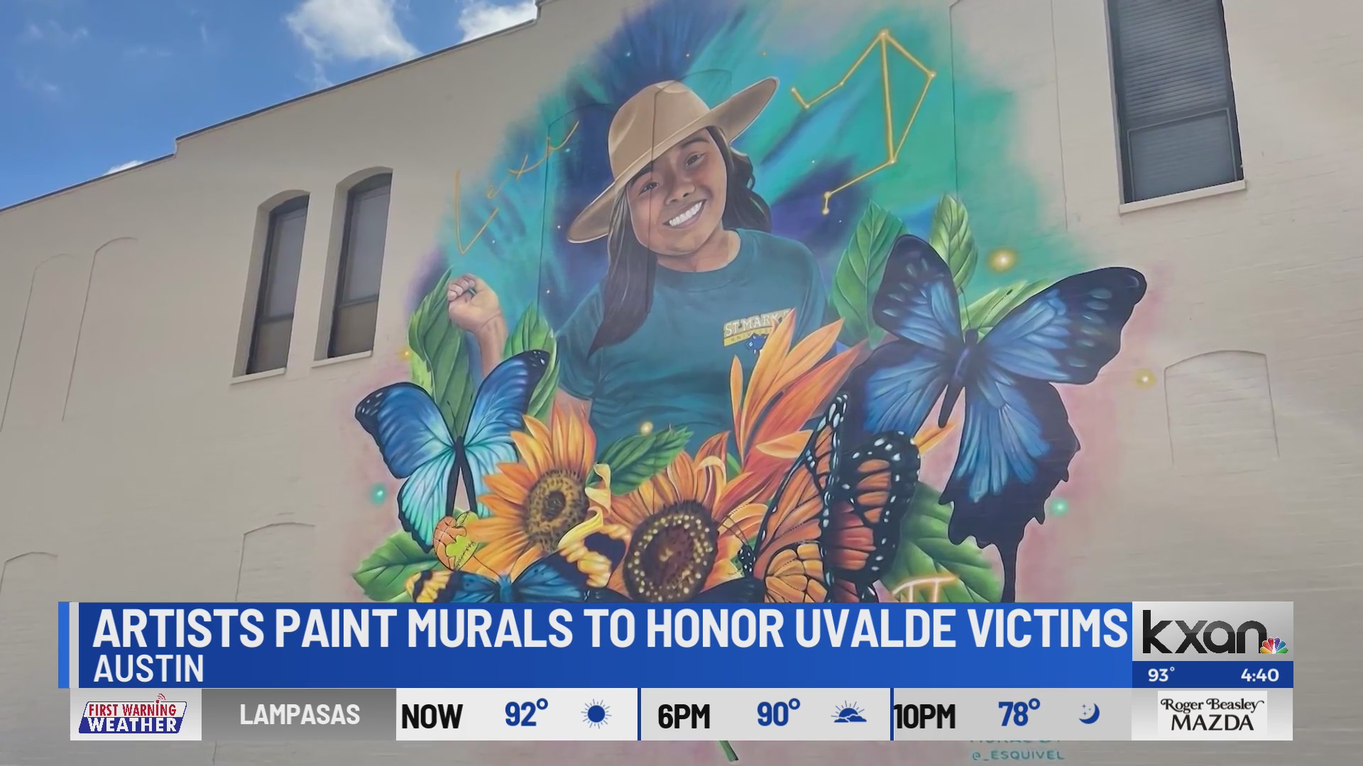 Austin artists paint Uvalde murals honoring victims – KXAN Austin