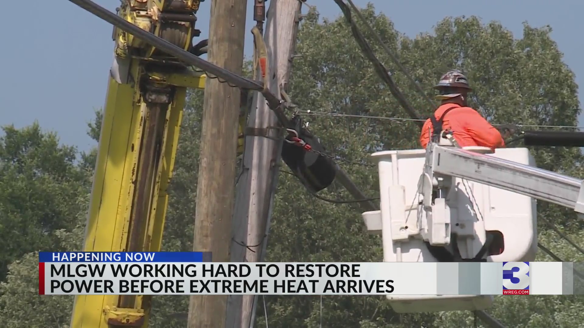 MLGW working to restore power before extreme heat arrives – WREG.com