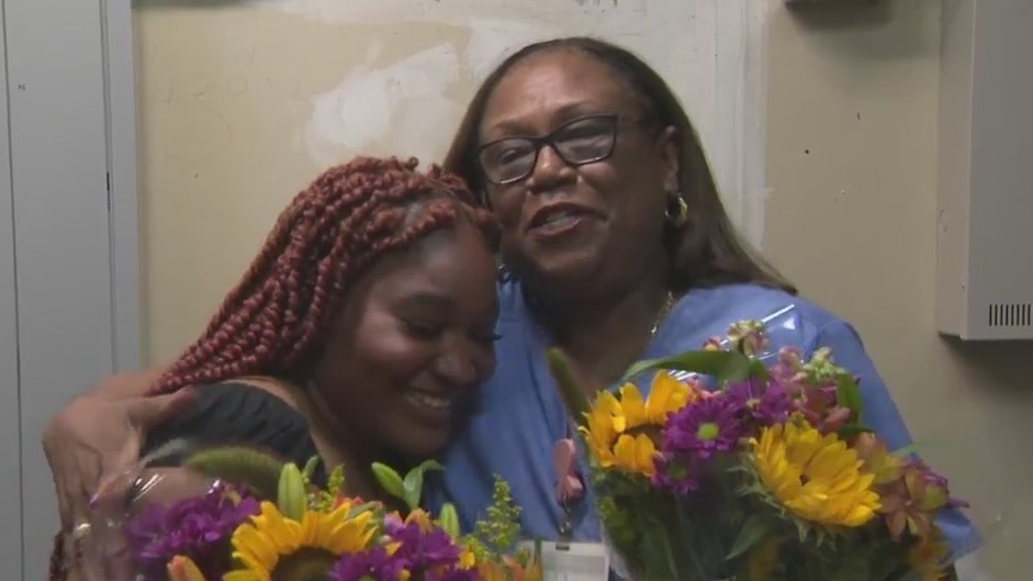 NYC woman abandoned as baby reunites with who found her – PIX11
