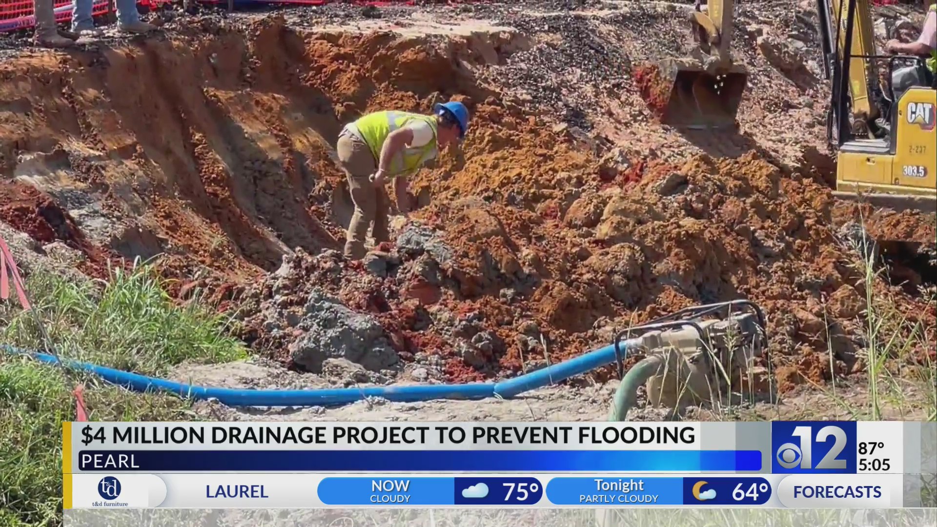 Pearl’s $4 million drainage project aims to prevent flooding – WJTV