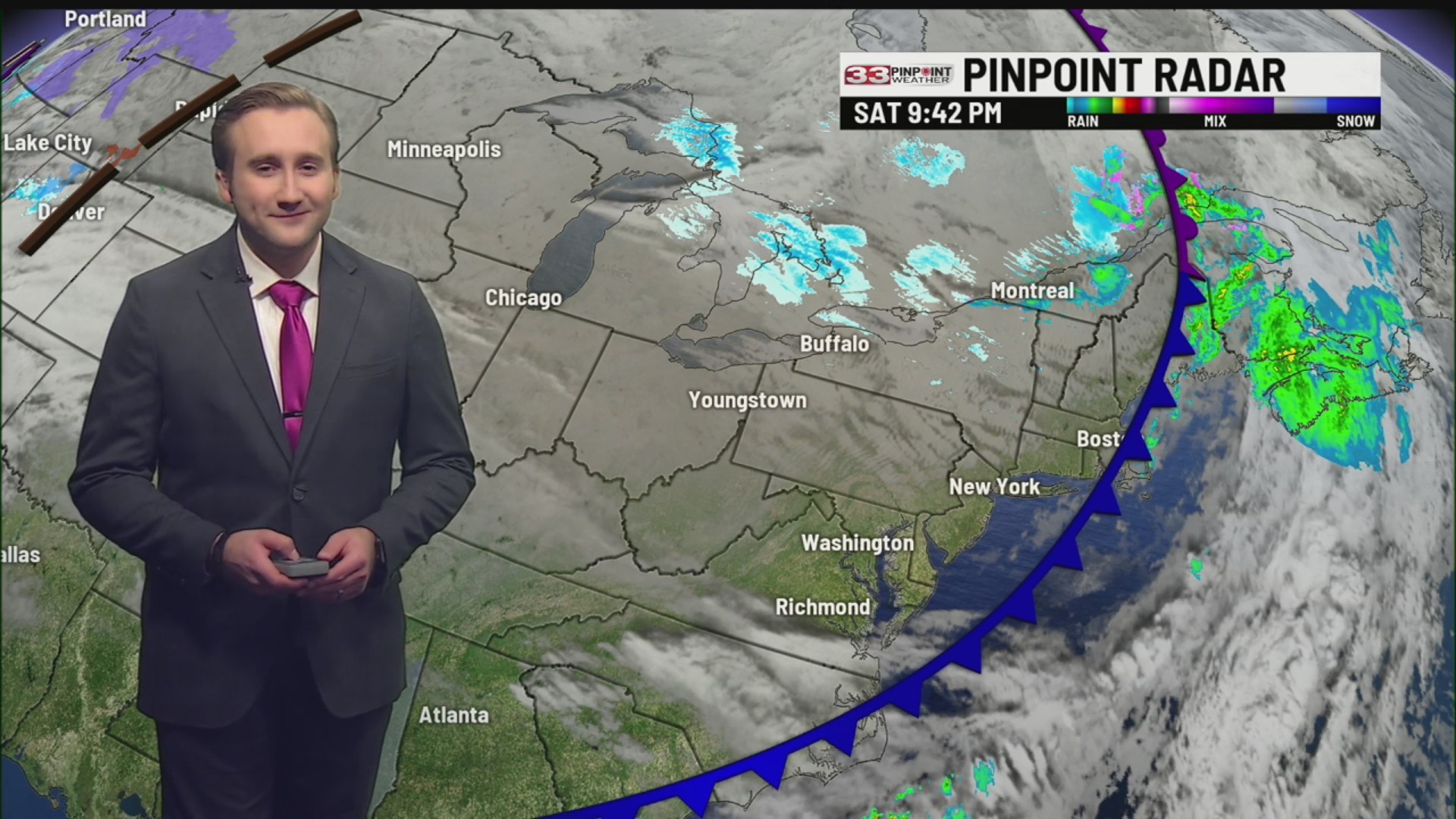 Saturday Night 33 Weather Update – WYTV