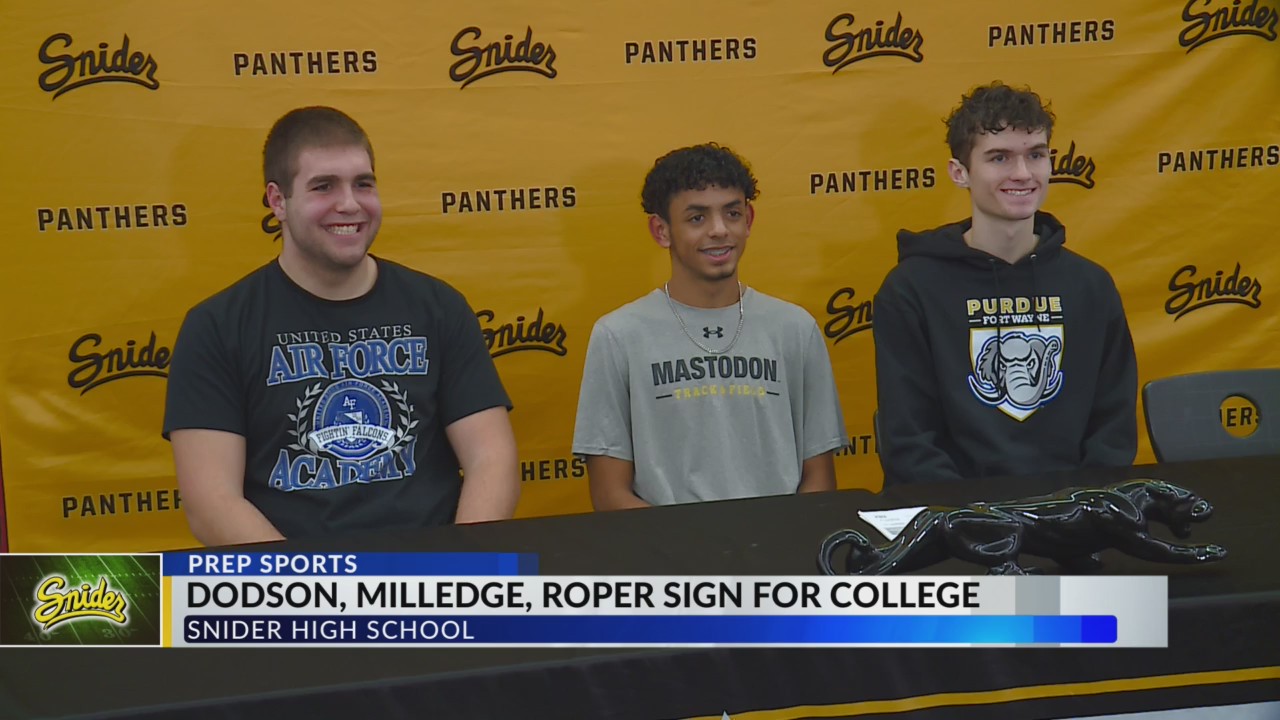 Snider’s Ethan Dodson signs to play football at the Air Force Academy ...