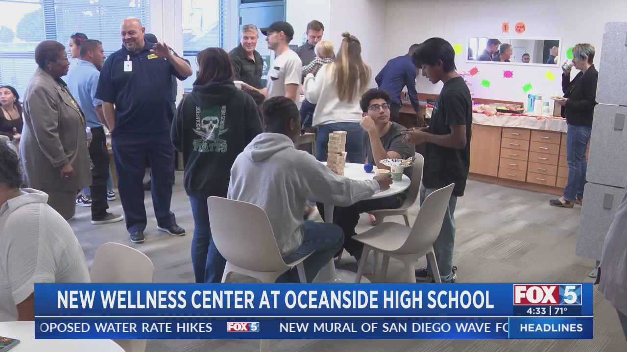 New Wellness Center Opens At Oceanside High School – FOX 5 San Diego & KUSI News