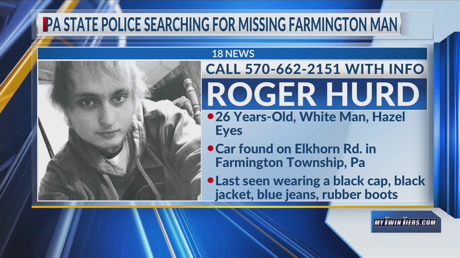 Pa. State Police searching for missing person – WETM – MyTwinTiers.com