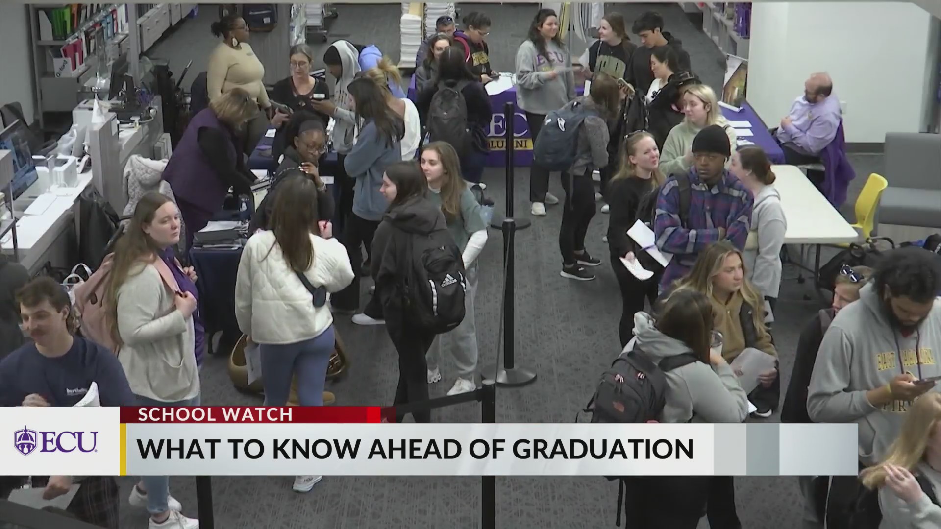 ECU students prepare for graduation – WNCT