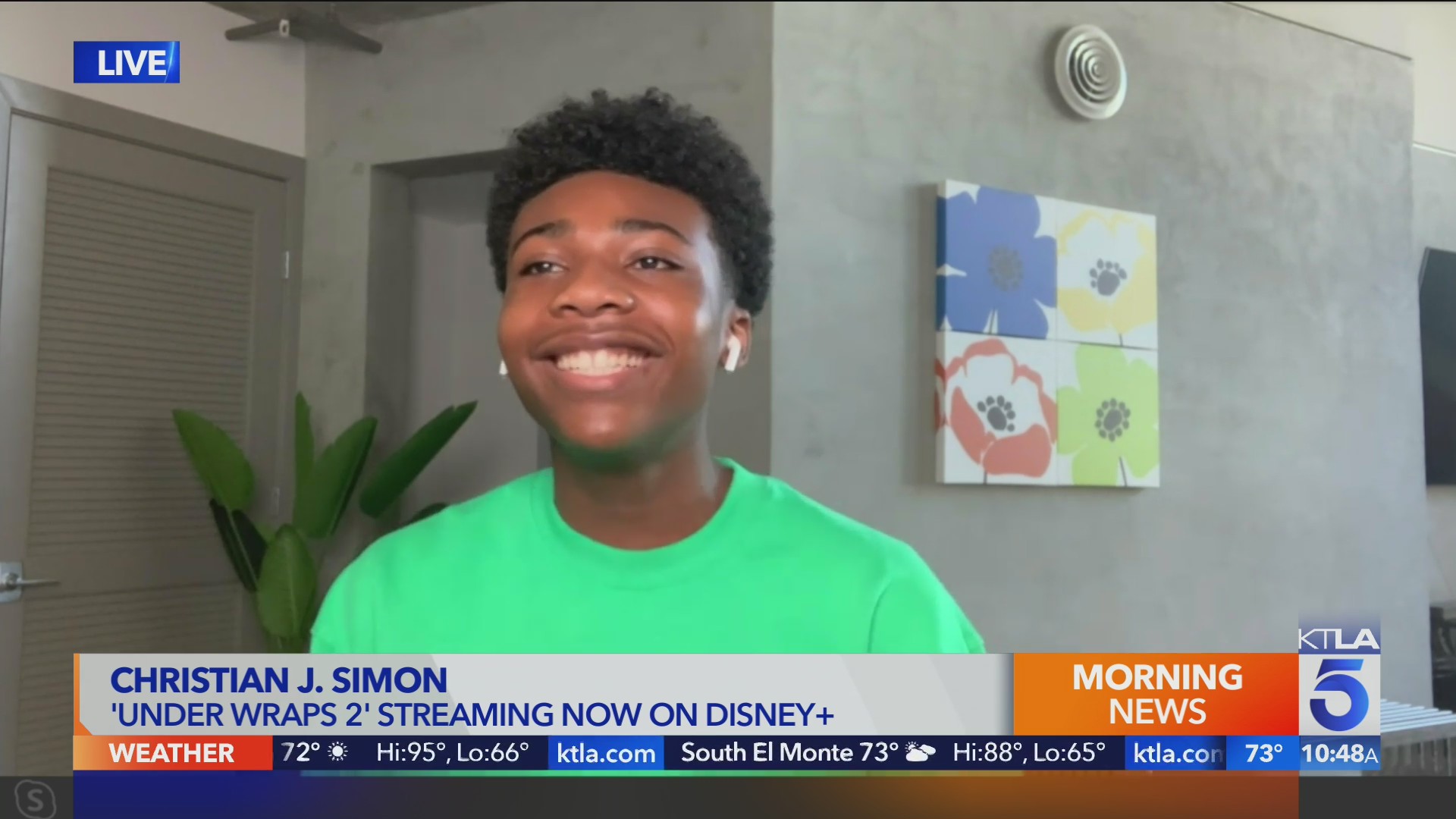 Disney star Christian J. Simon has his dreams set on accumulating an ‘E ...