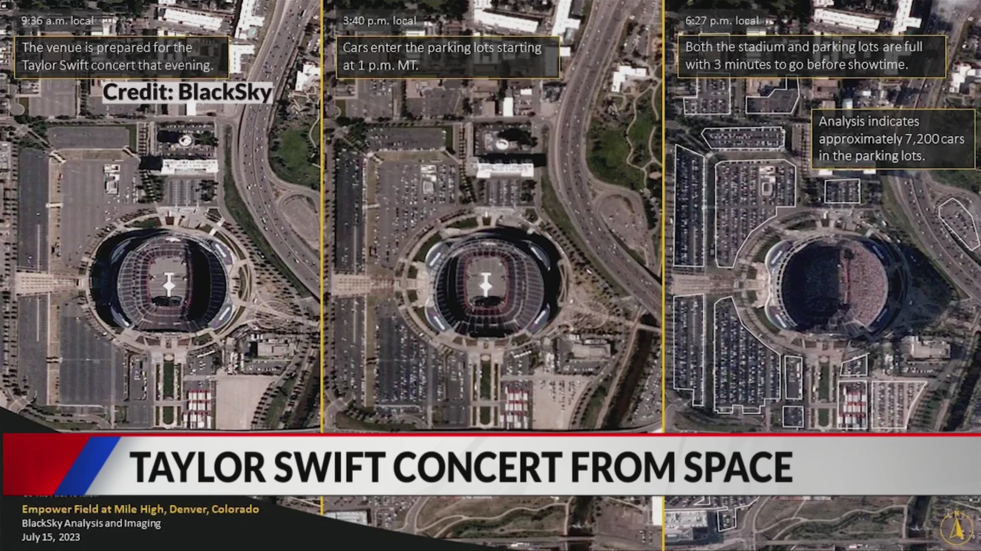 Satellite photos show Taylor Swift’s Denver concerts – FOX31 Denver