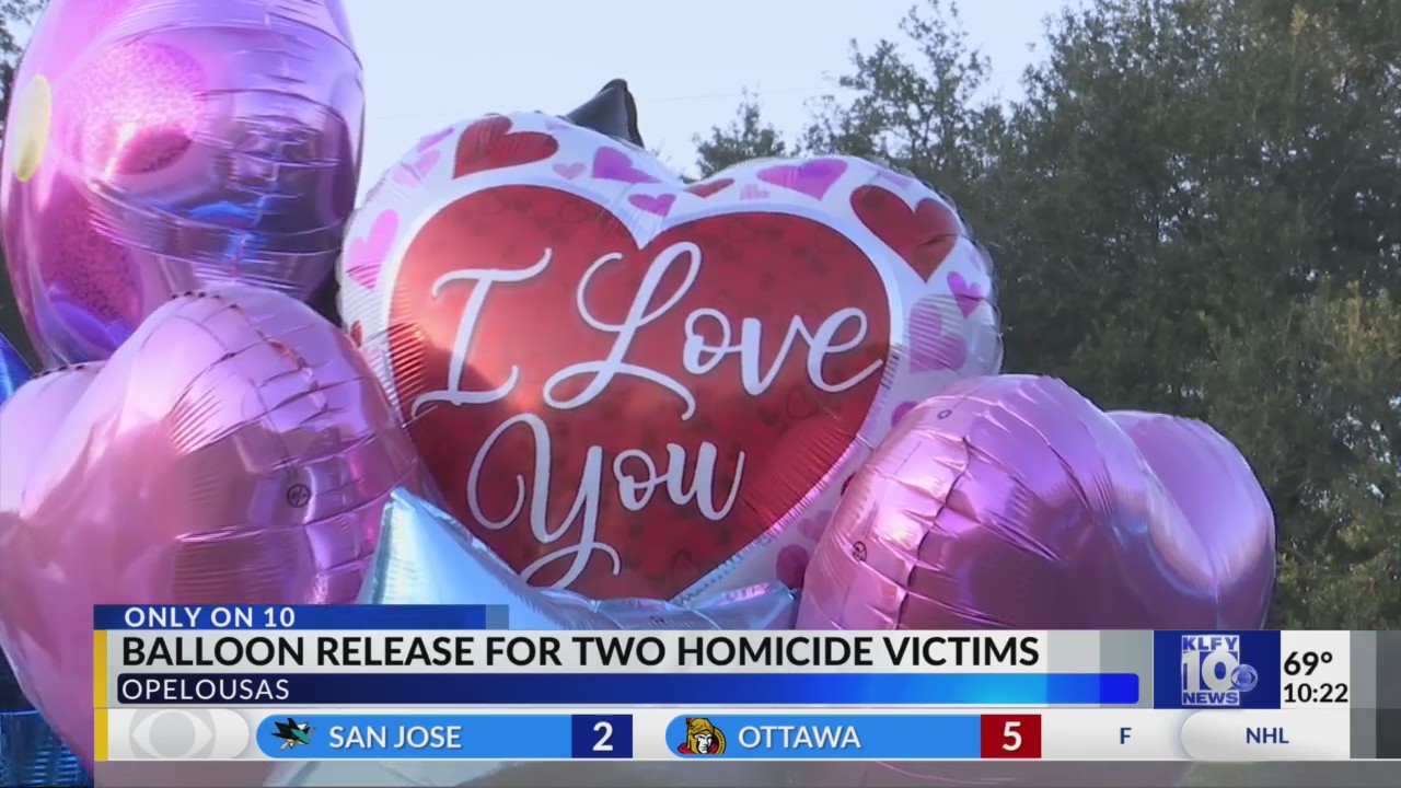 Balloon release for two homicide victims – KLFY.com