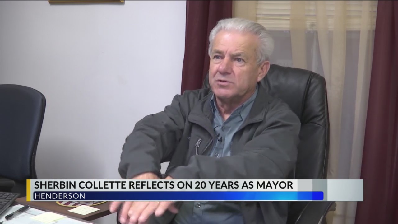 Sherbin Collette reflects on 20 years as mayor of Henderson – KLFY.com