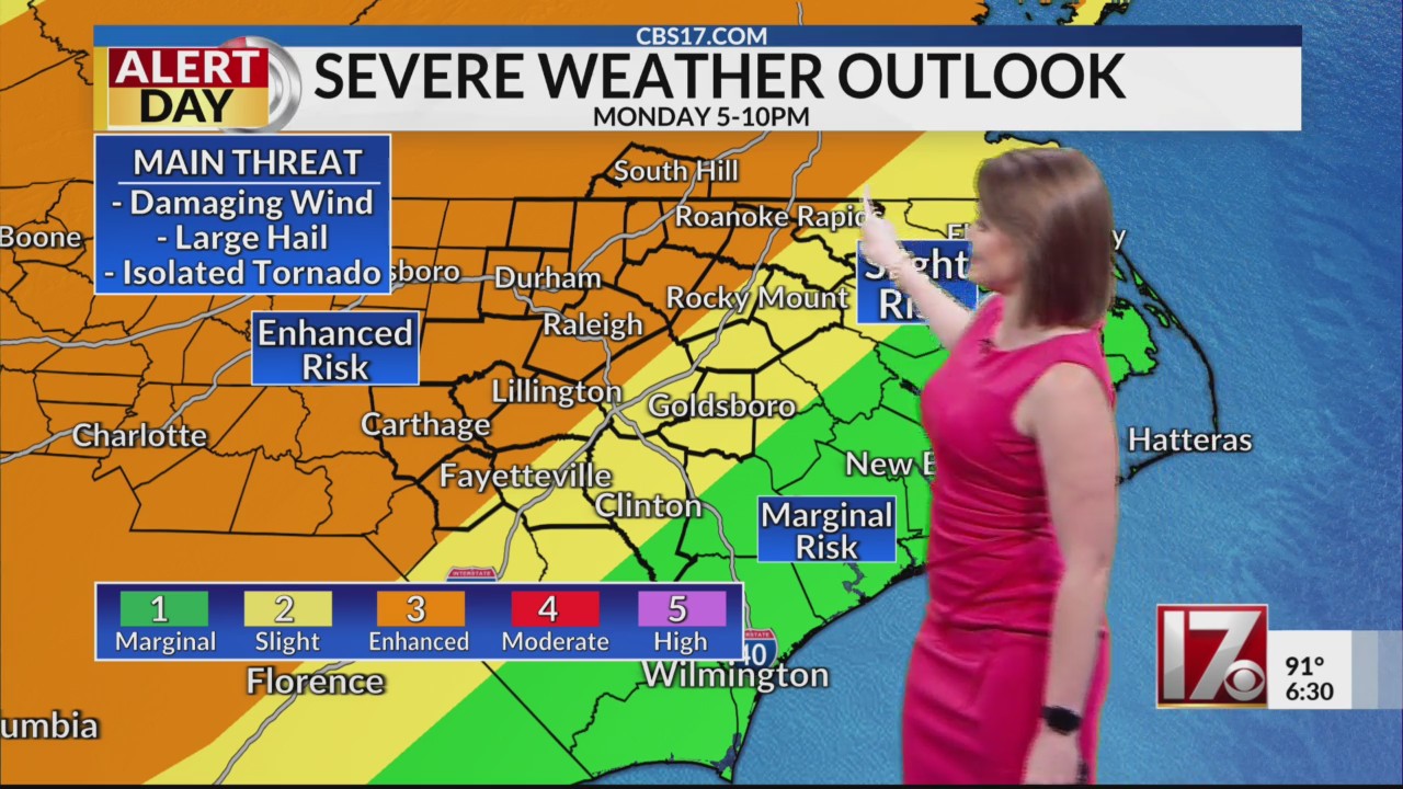 Rachel Duensing’s Sunday night weather forecast – CBS17.com