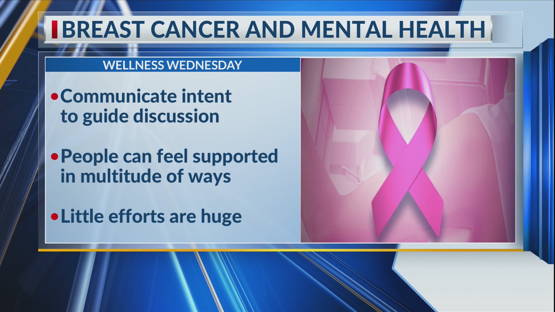Wellness Wednesday: Breast Cancer and Mental Health – WSAV-TV