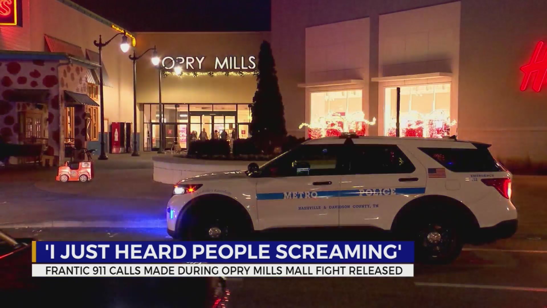 Frantic 911 calls made during Opry Mills Mall fight released – WKRN News 2