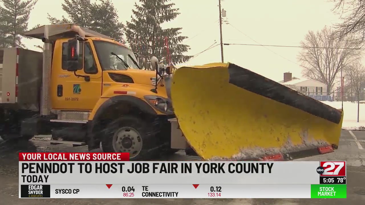PennDOT holding job fairs ahead of winter season – ABC27