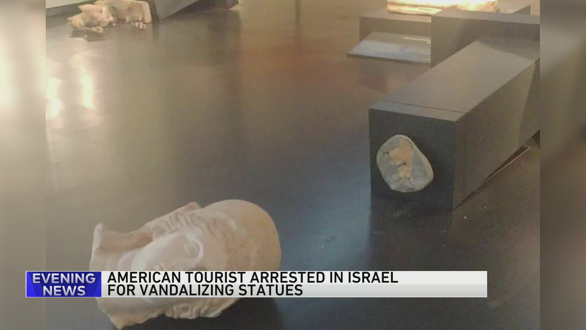 American tourist arrested for smashing ancient Roman statues at museum ...