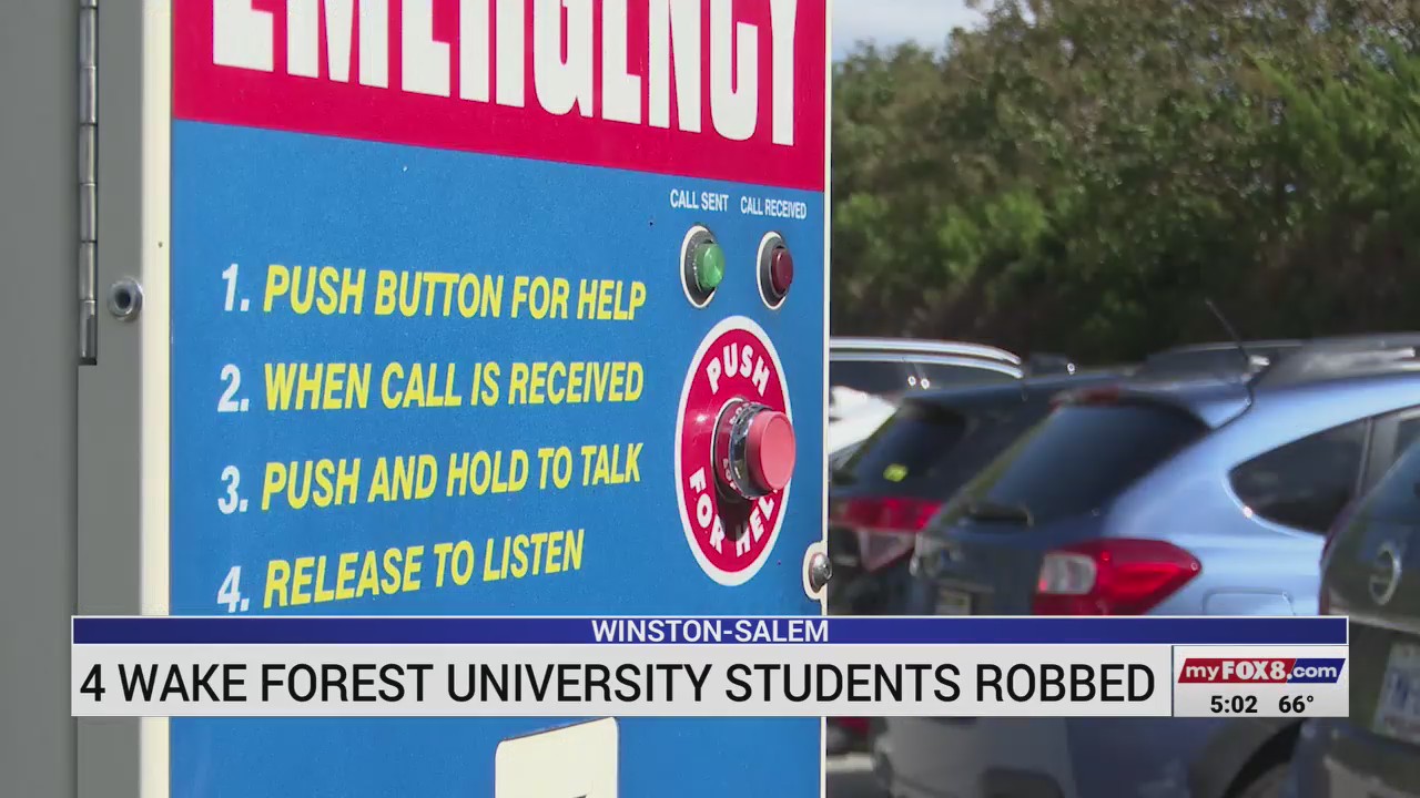 4 Wake Forest University students robbed – FOX8 WGHP
