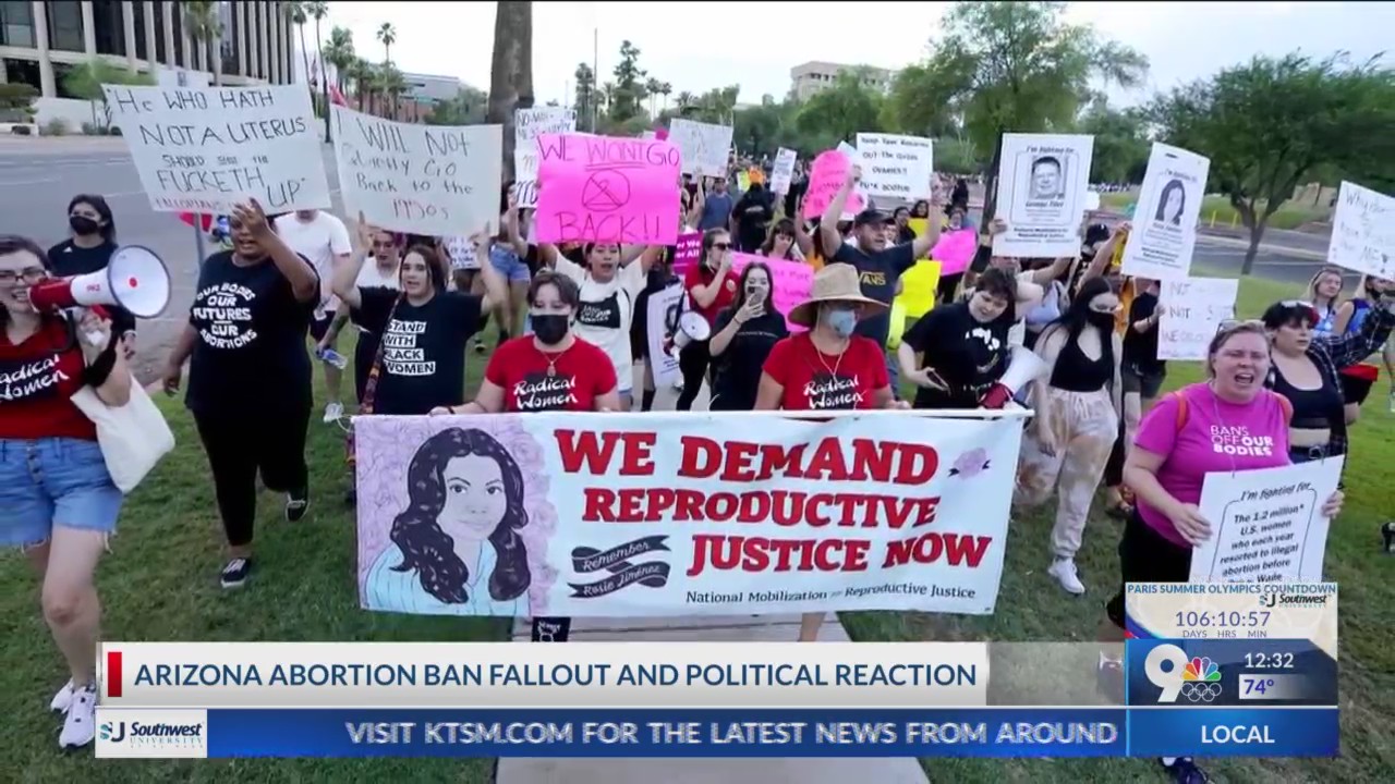 Arizona abortion ban fallout and political reaction – KTSM 9 News