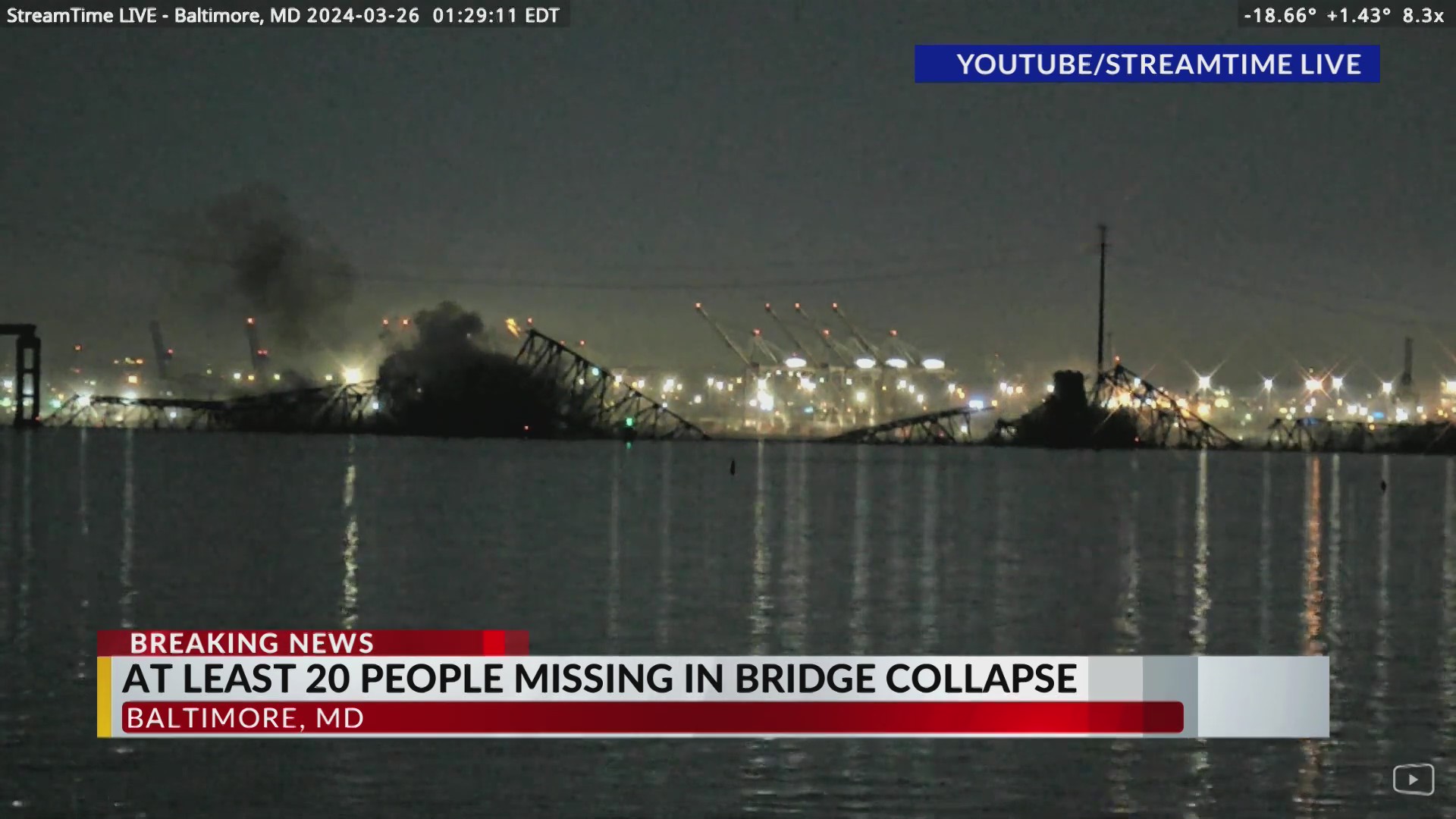 Baltimore’s Key Bridge collapses in seconds after being hit by cargo ...