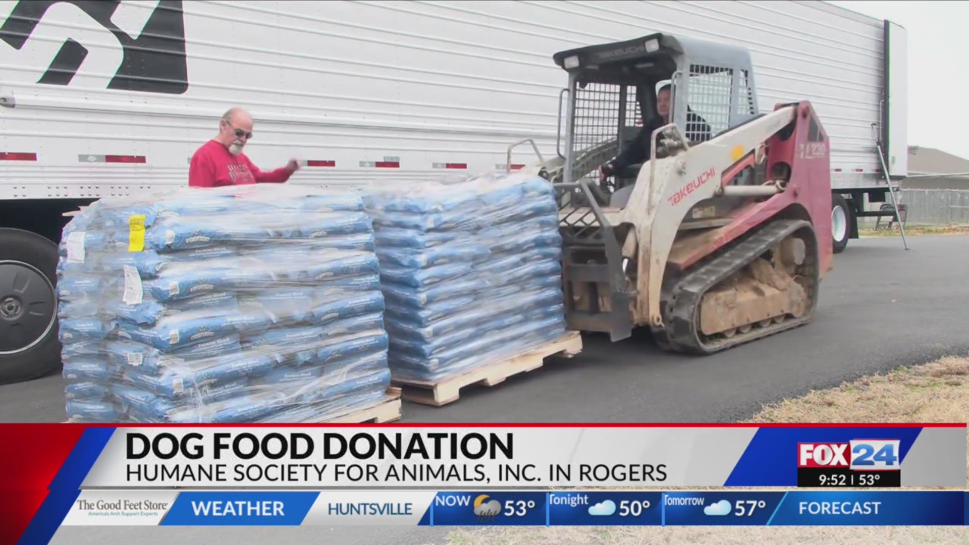Blue Buffalo Uber Freight donates food to Humane Society – KNWA FOX24