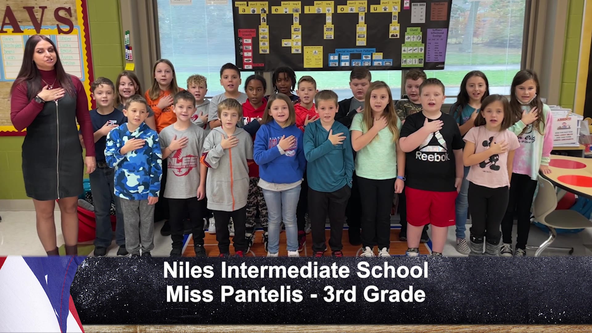 Niles Intermediate – Miss Pantelis – 3rd Grade – WYTV
