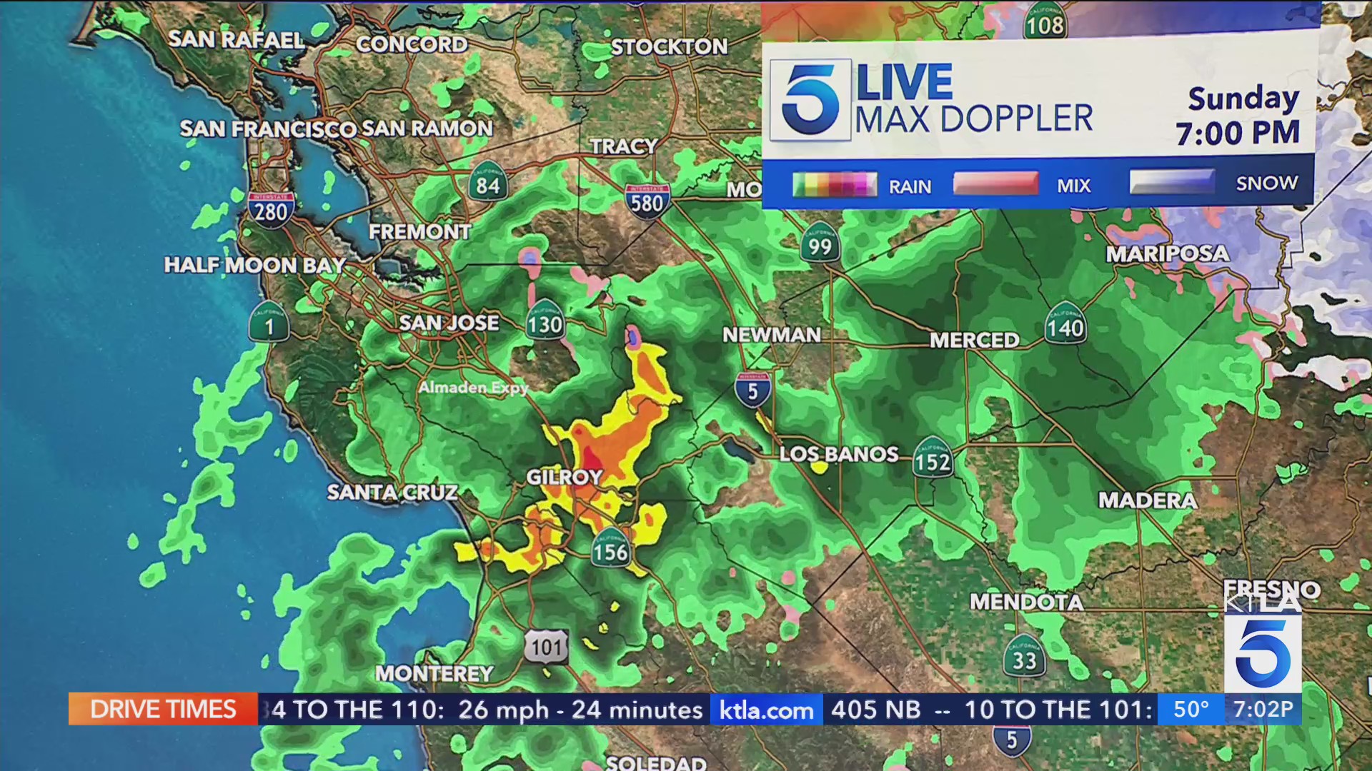 More rain and snow headed for Southern California – KTLA