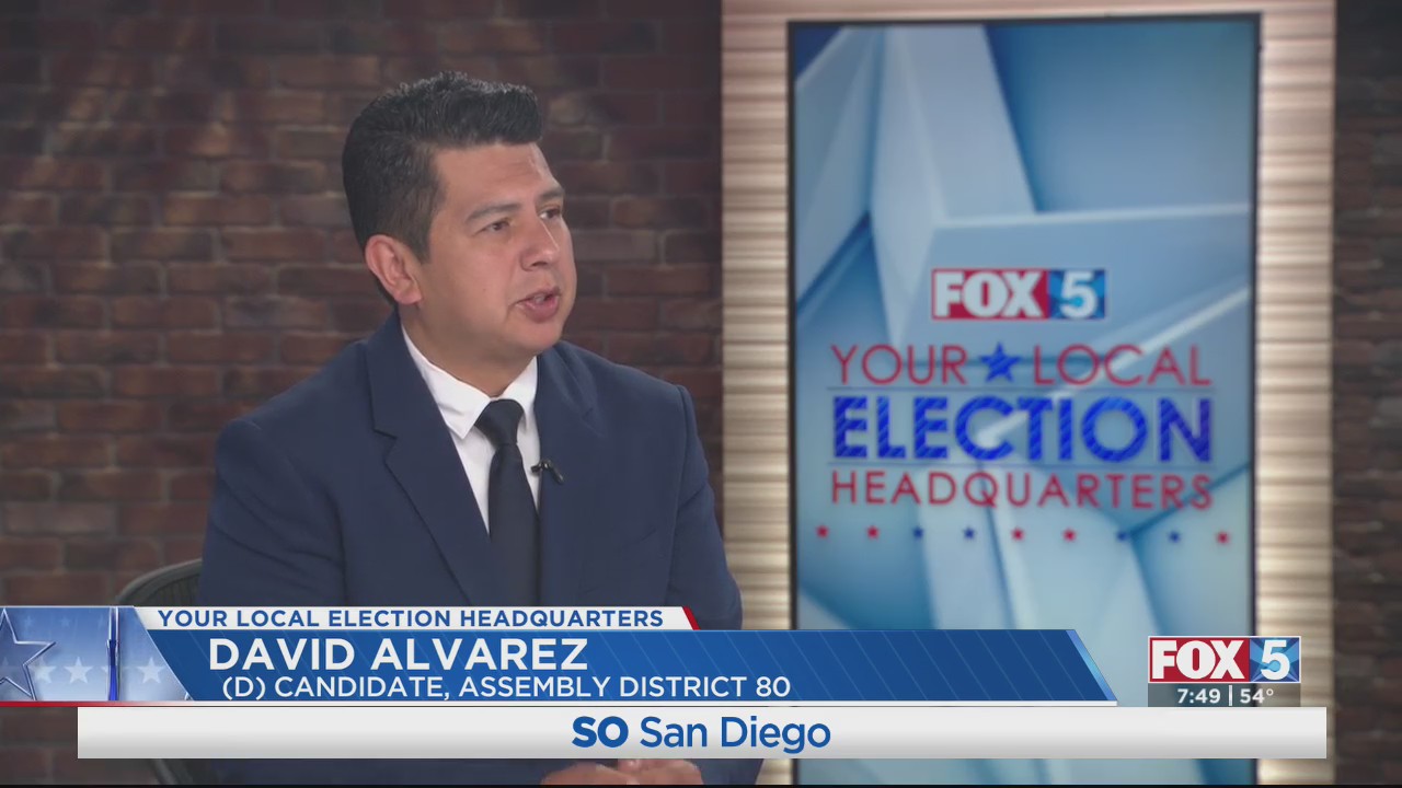 One-On-One With David Alvarez, Candidate For 80th Assembly Seat – FOX 5 ...