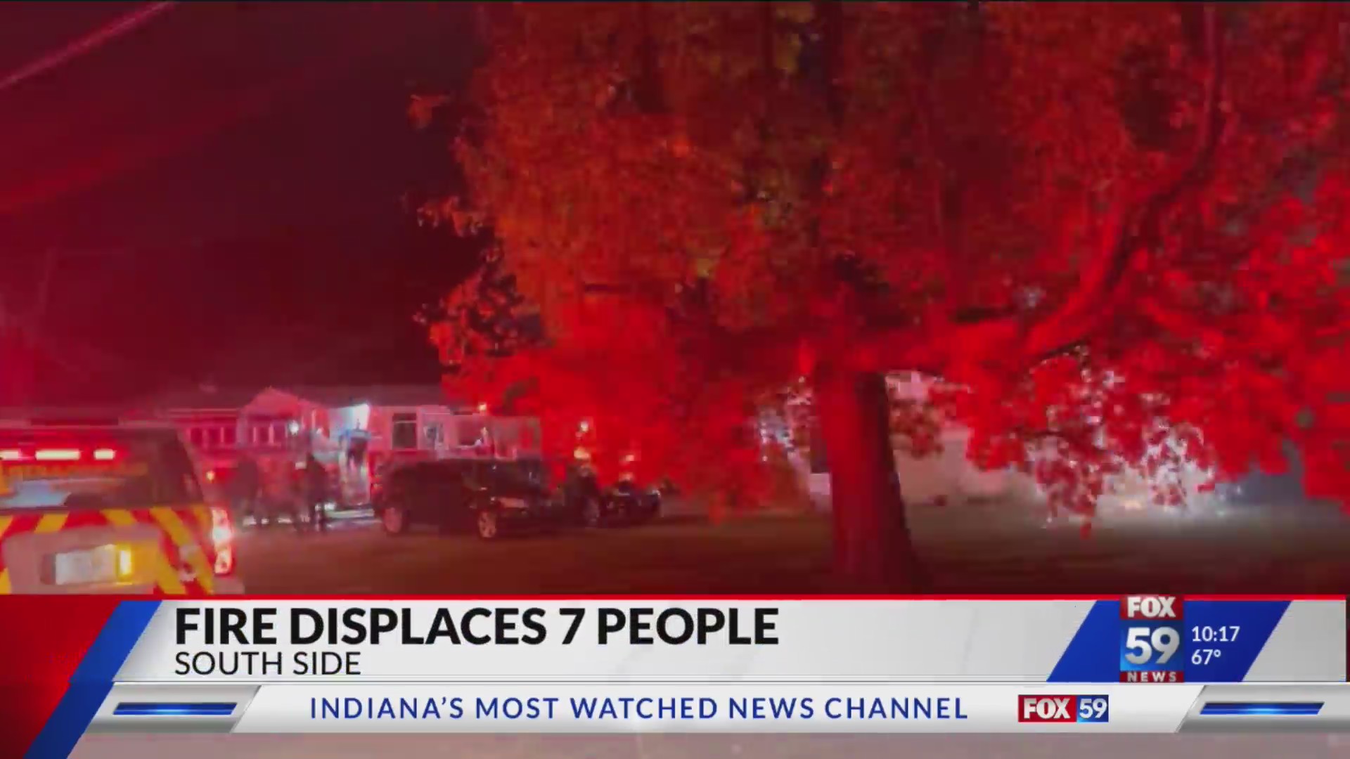 IFD: 7 displaced in fire on Indy’s south side – Fox 59