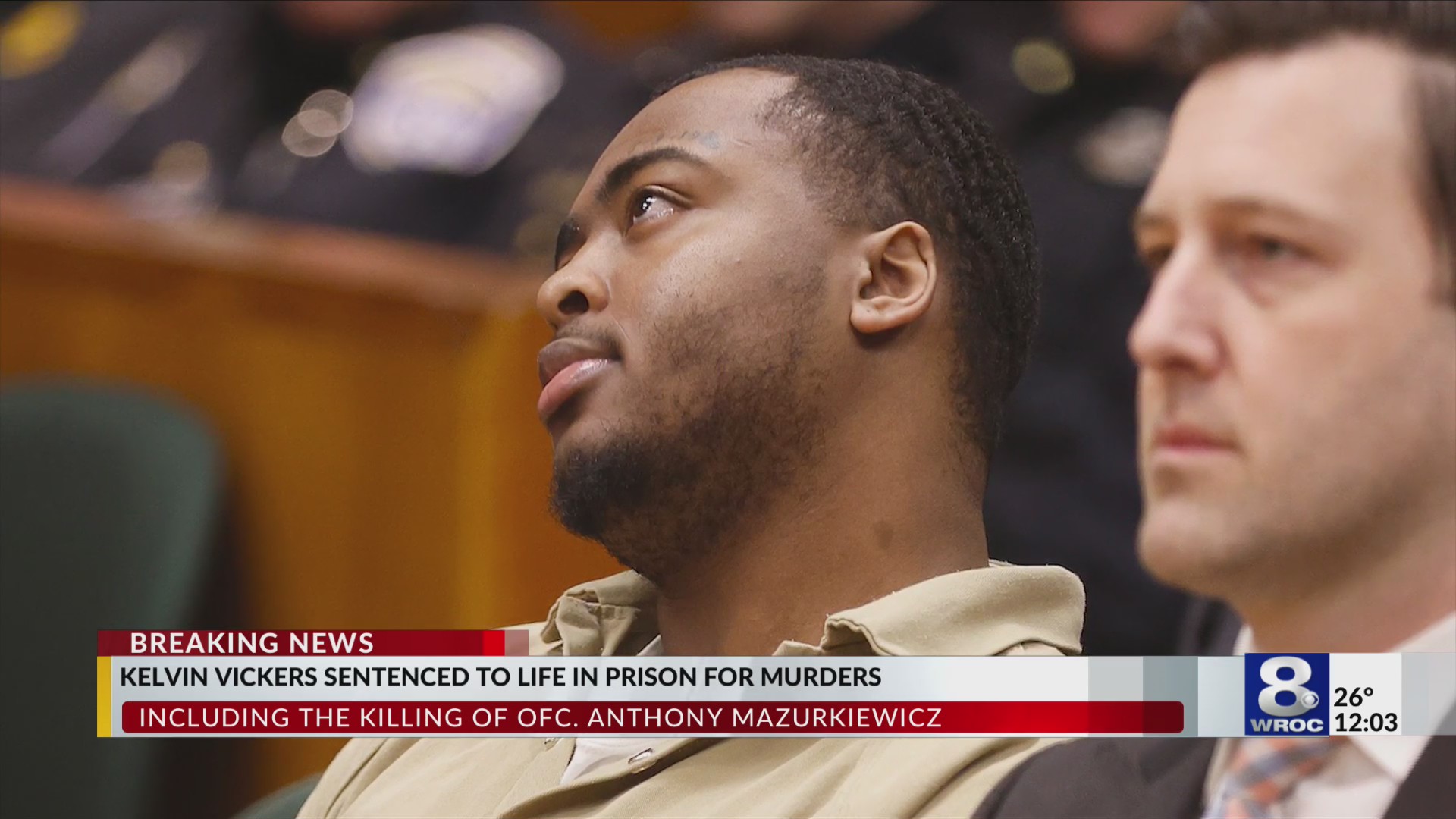 Kelvin Vickers sentenced to life in prison for the shooting of Officer ...
