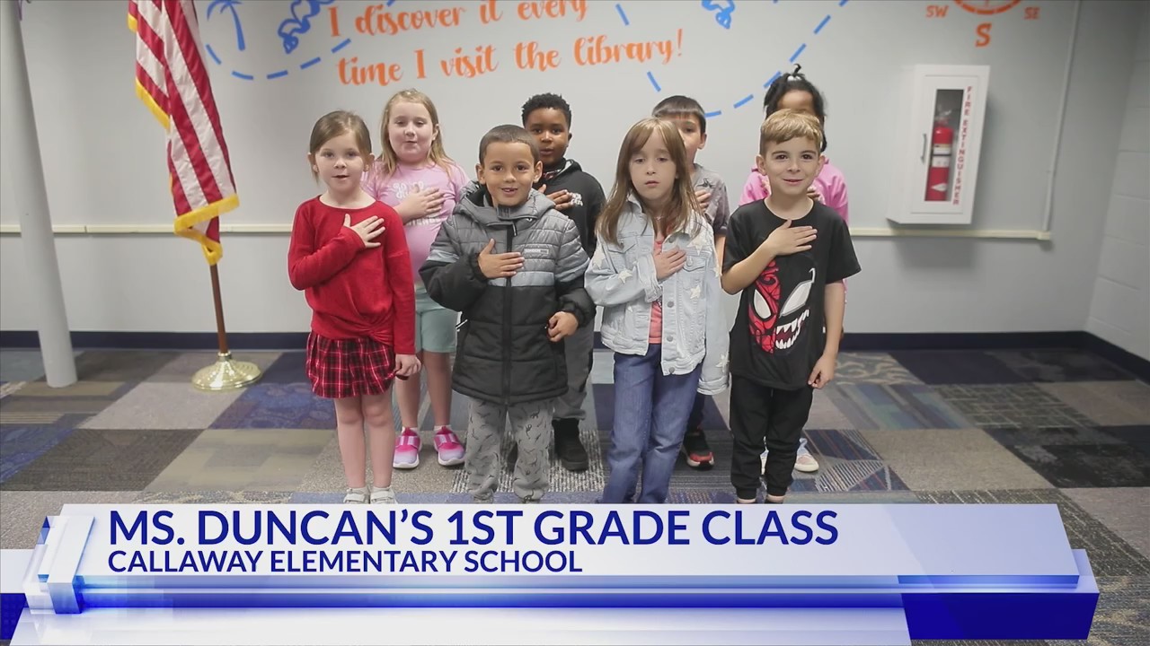 The Daily Pledge: Ms. Duncan’s 1st Grade Class – mypanhandle.com