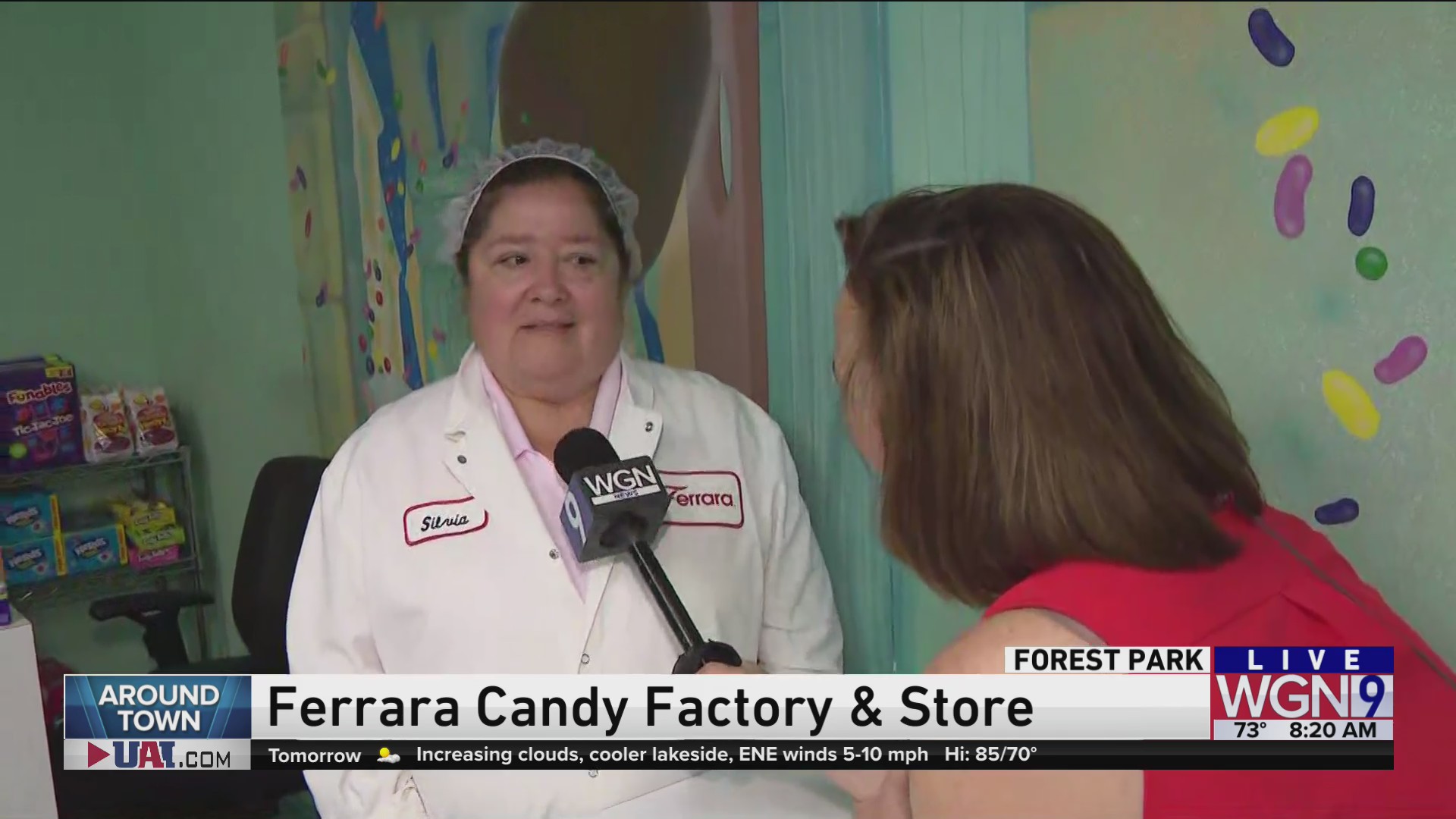 Around Town – Ferrara Candy Factory & Store – WGN-TV