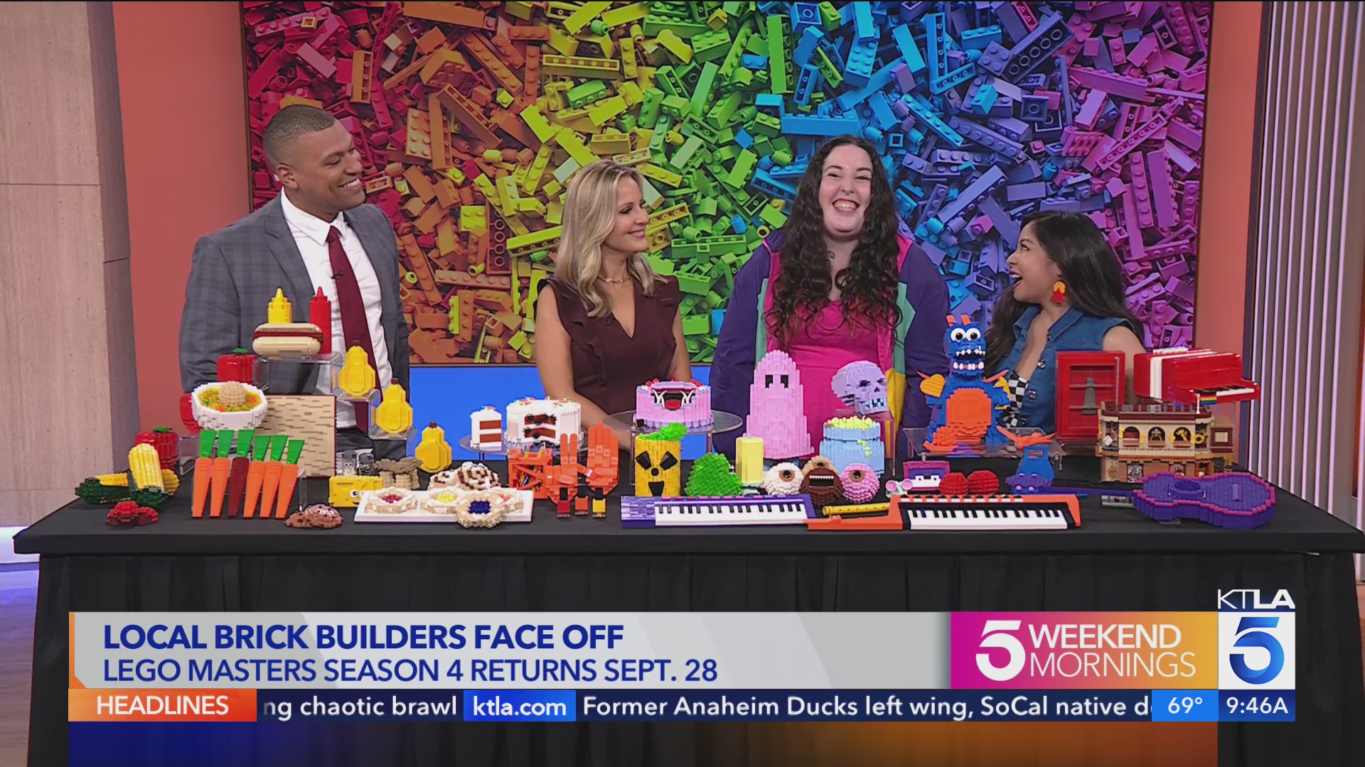 Local Lego Masters contestants Alysson Gail and Melanie Hernandez ...