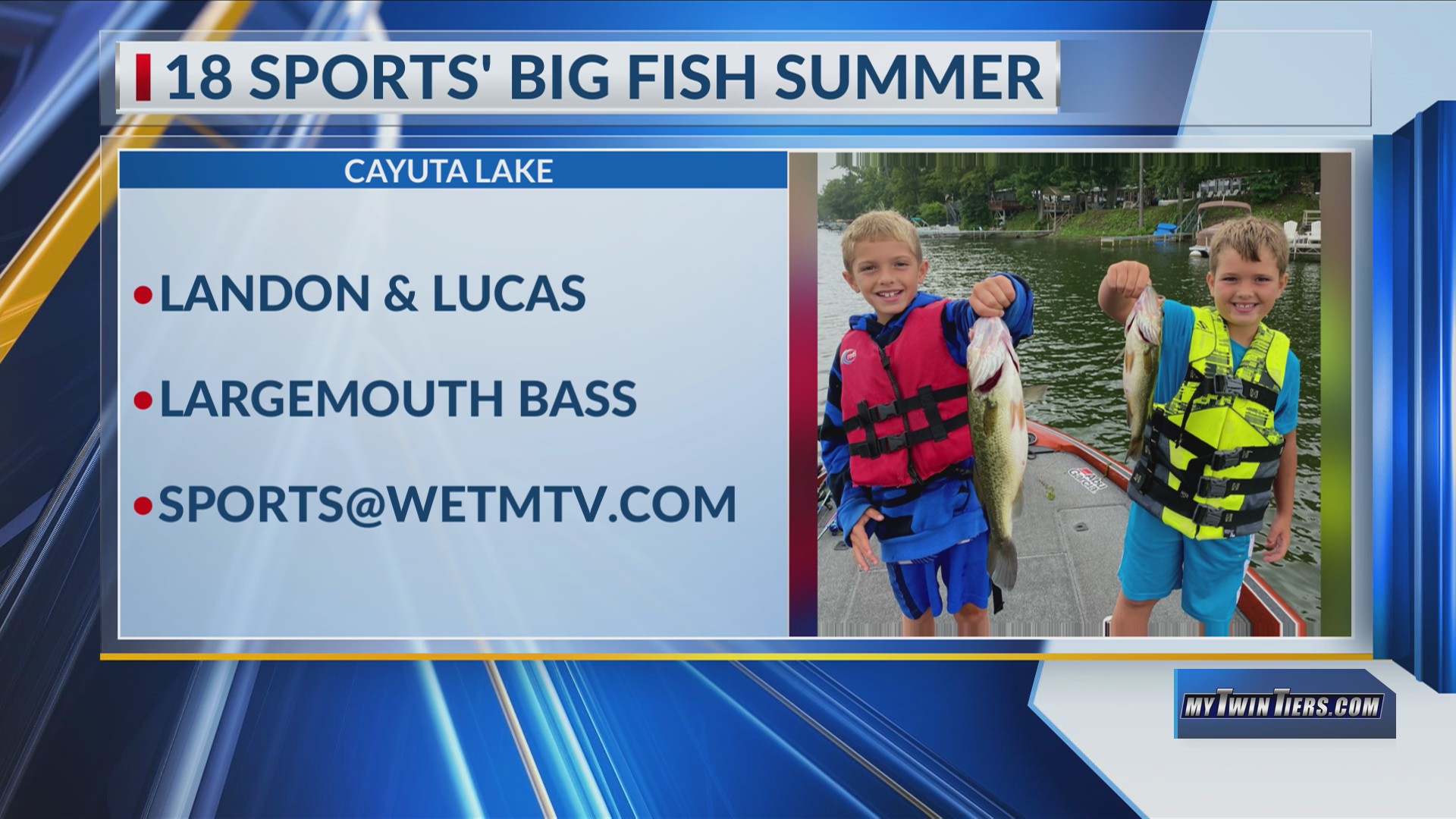 18 Sports’ Big Fish Summer – Landon and Lucas’ bass – WETM ...