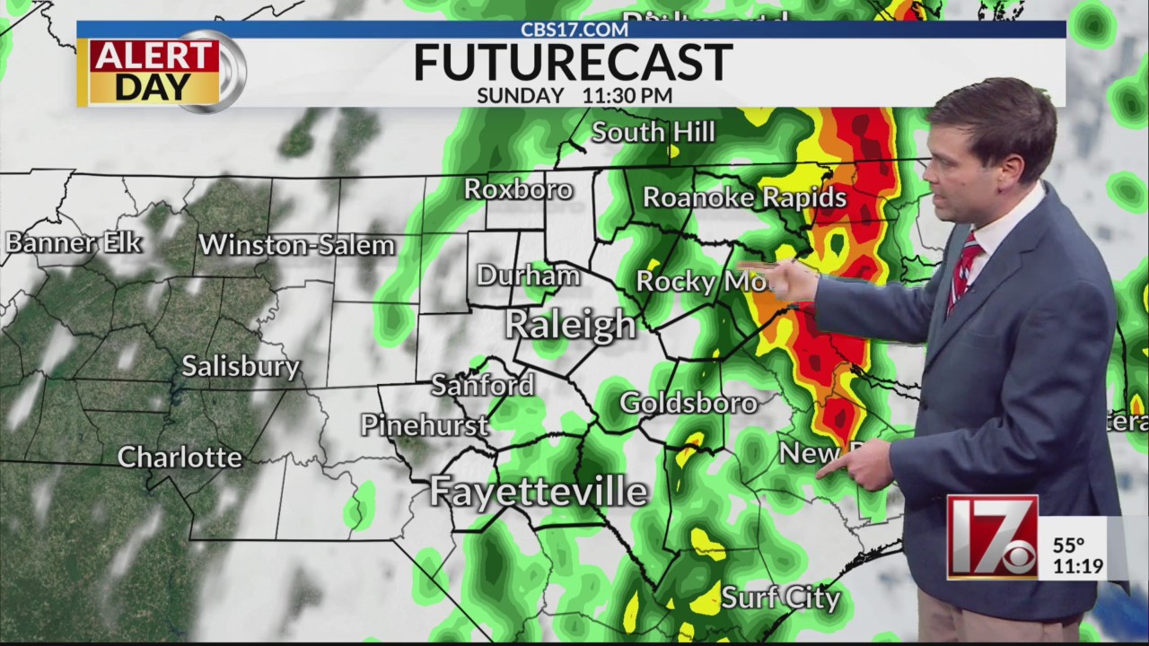 Lance Blocker’s Monday weather forecast – CBS17.com