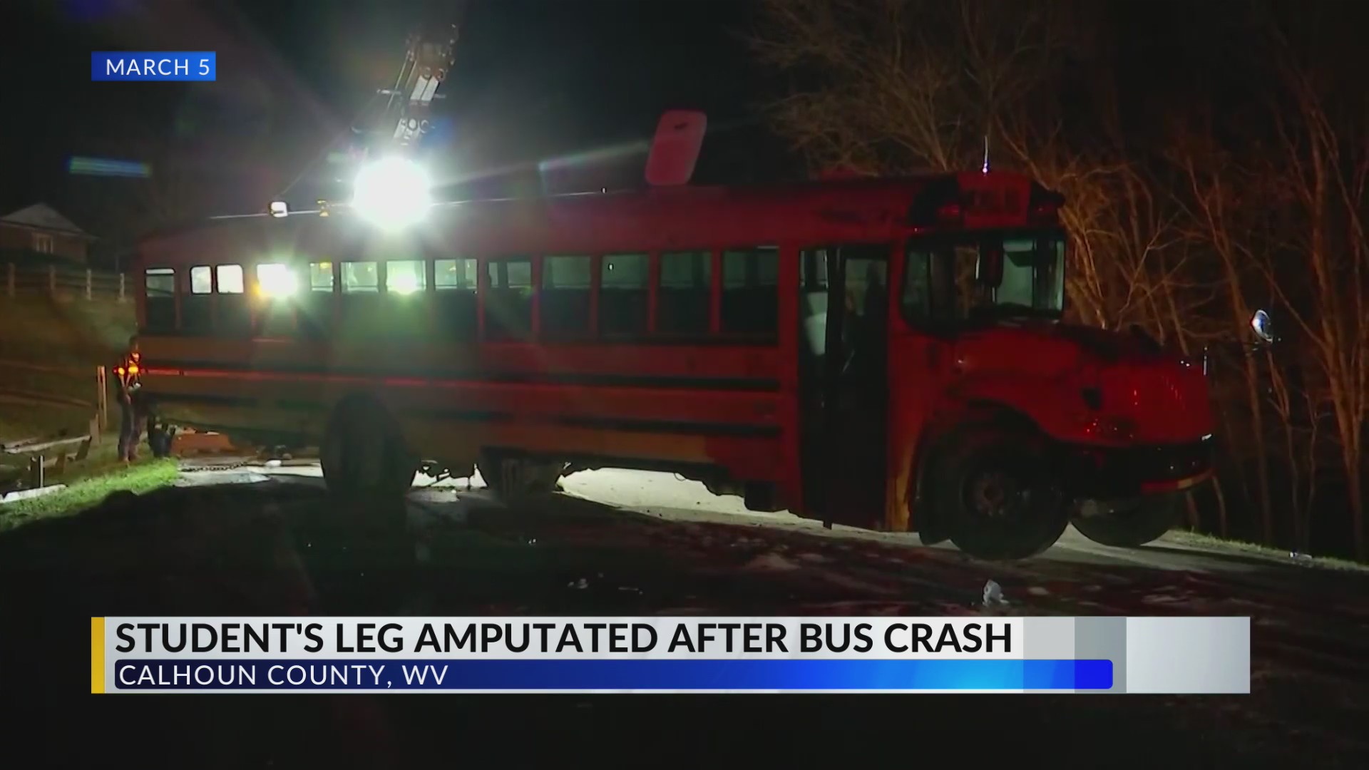 Calhoun County teenager’s leg amputated following school bus crash ...