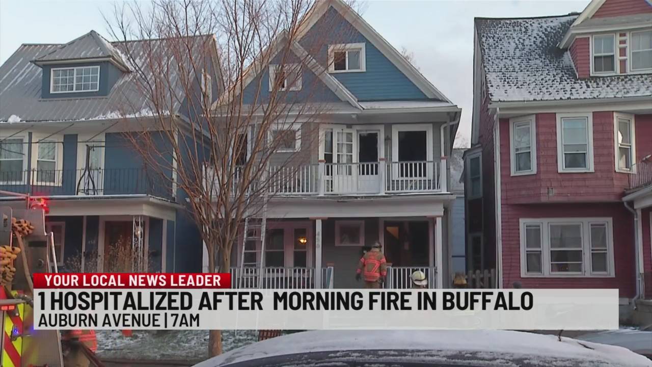 1 hospitalized after Thursday morning fire in Buffalo – News 4 Buffalo