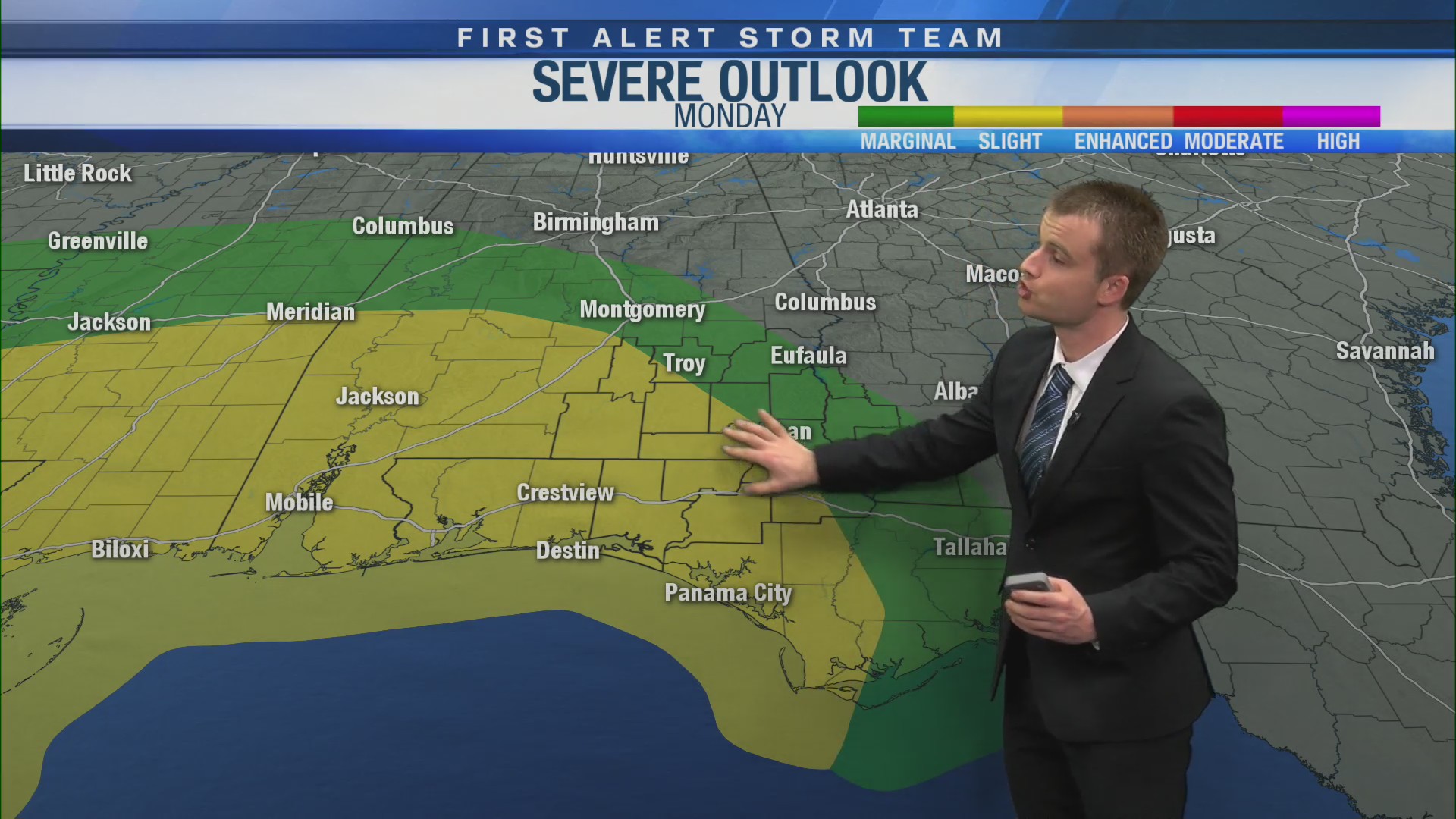 One More Pleasant Day Before Severe Weather Threat Increases – WDHN ...