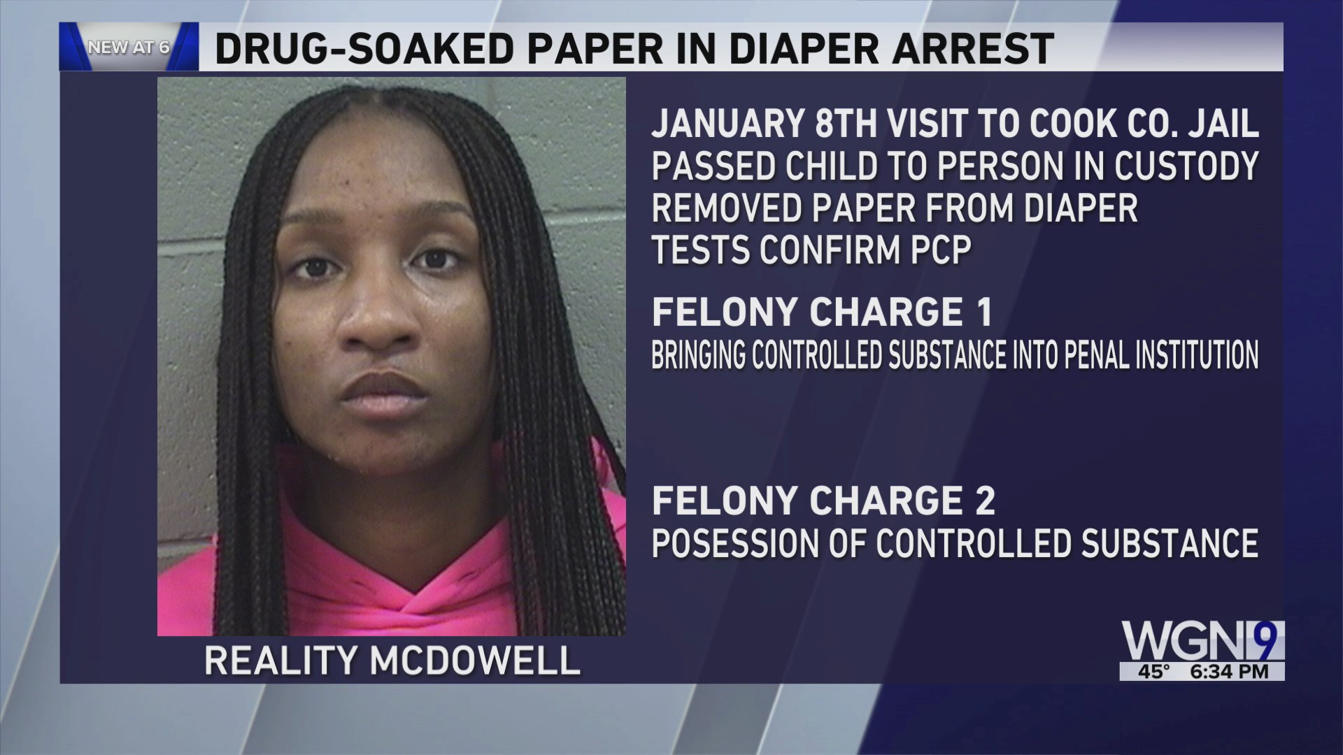 Woman accused of using baby’s diaper to sneak drug-soaked paper into ...
