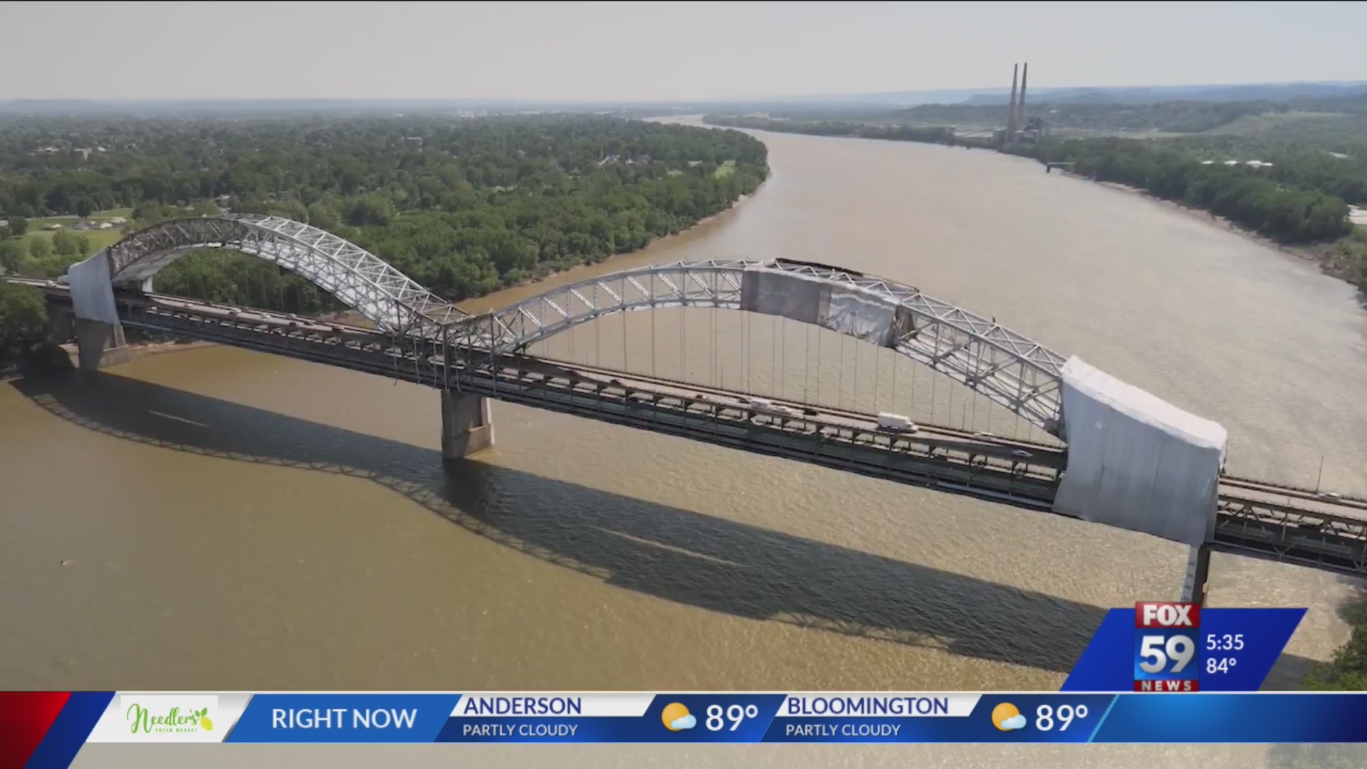 Sherman Minton bridge closed indefinitely for emergency repair – Fox 59