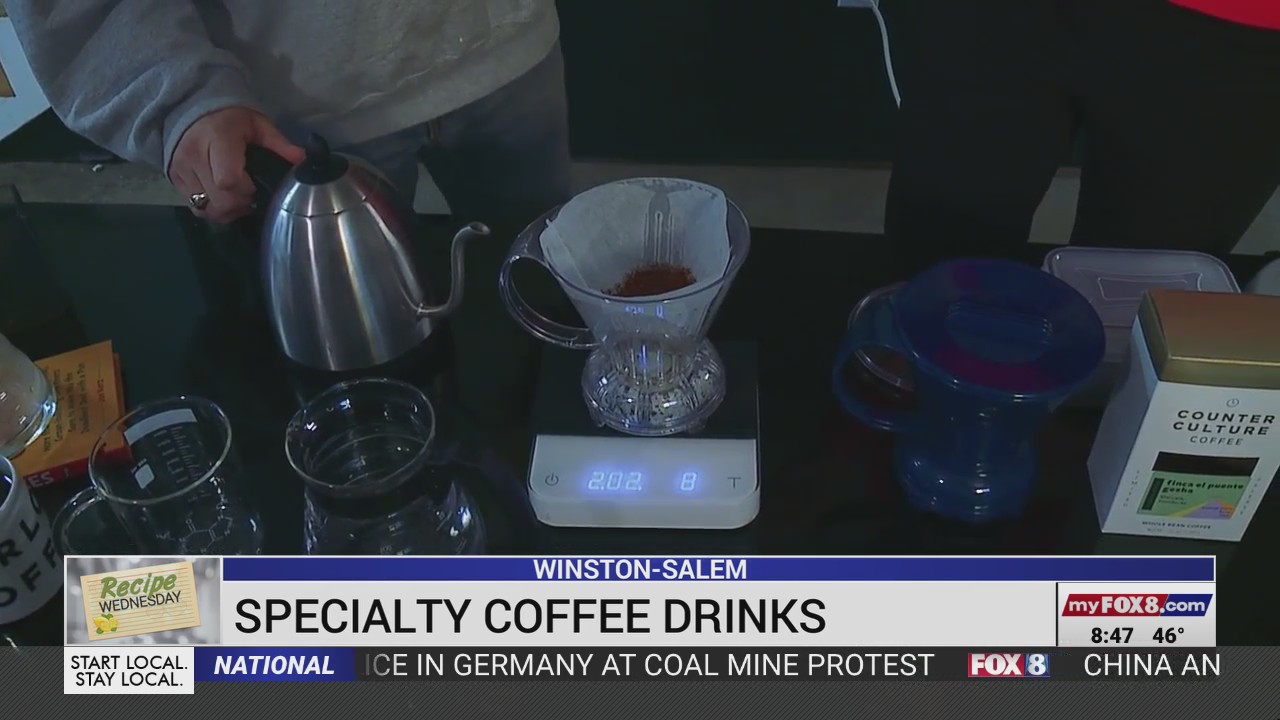 Making specialty coffee drinks on this week’s Recipe Wednesday! – FOX8 WGHP