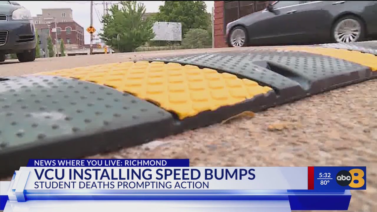 VCU installing speed bumps – WRIC ABC 8News