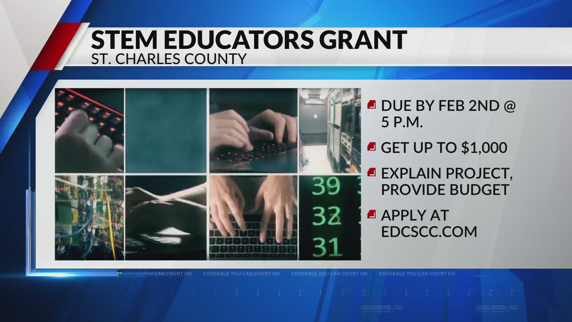 Applications open for 2024 ‘Randy Schilling STEM Educators Grant’ – FOX 2