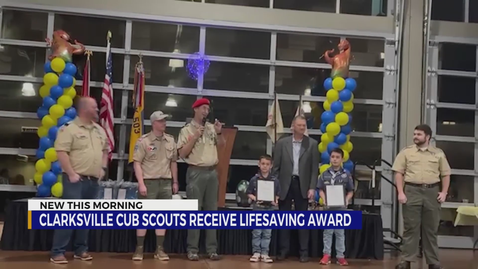 Clarksville cub scouts receive lifesaving award – WKRN News 2