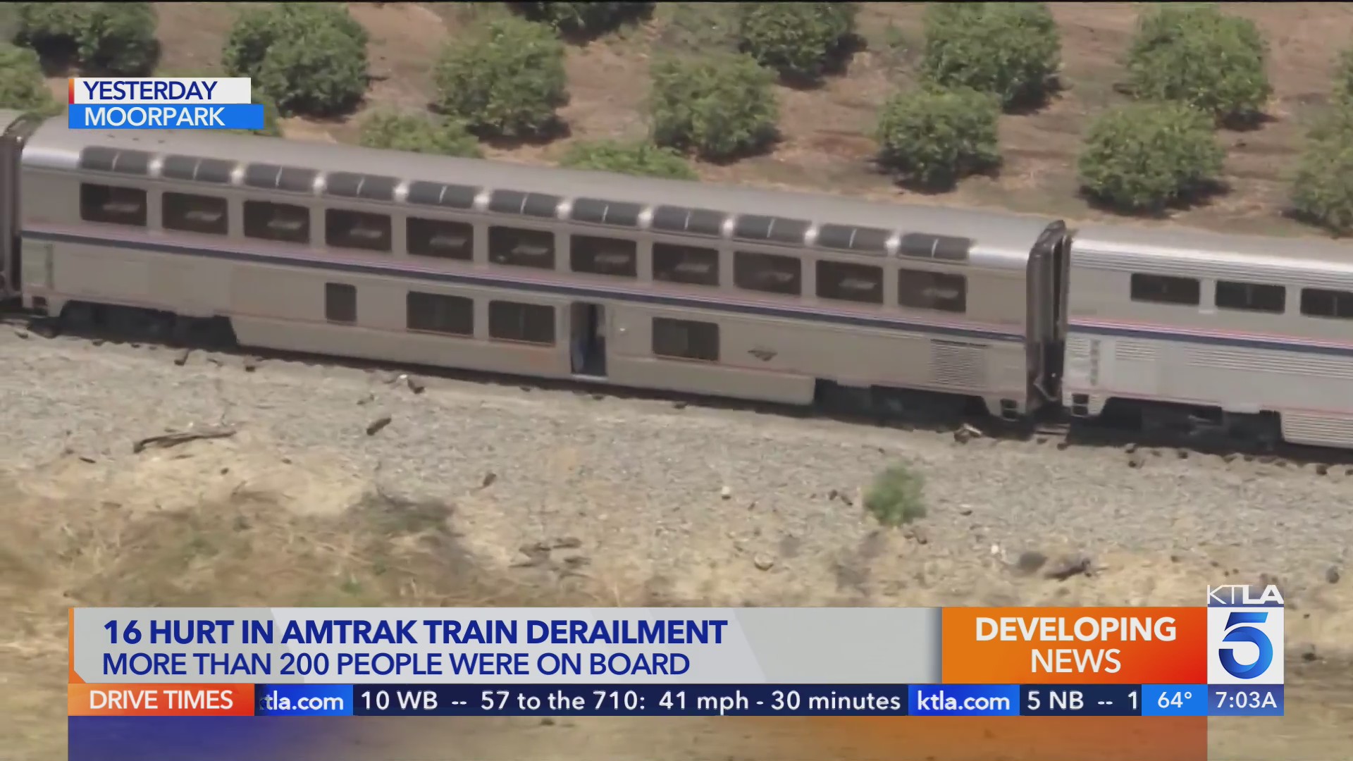 Passengers hurt when Amtrak train derails after hitting truck in ...
