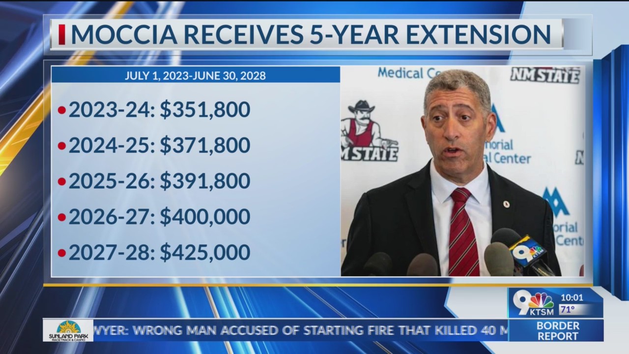 Mario Moccia receives 5-year extension – KTSM 9 News
