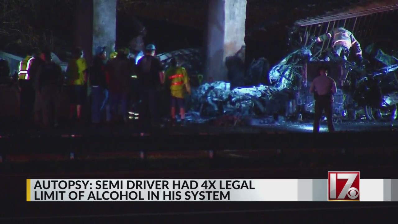 Autopsy reveals truck driver had alcohol in his system – CBS17.com
